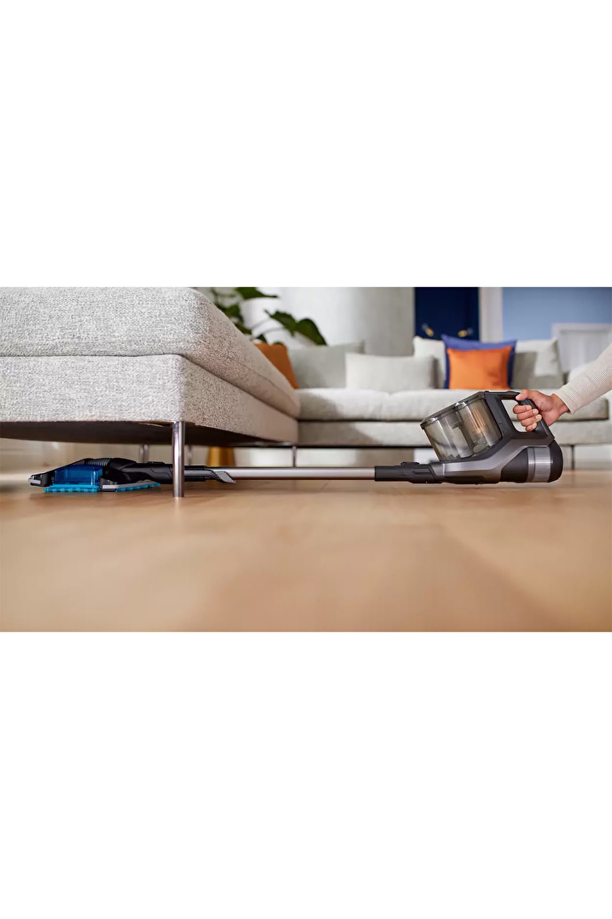 Philips Xc8349/01 Aqua Plus Titanyum Siyahı Kablosuz Şarjlı Dikey ...