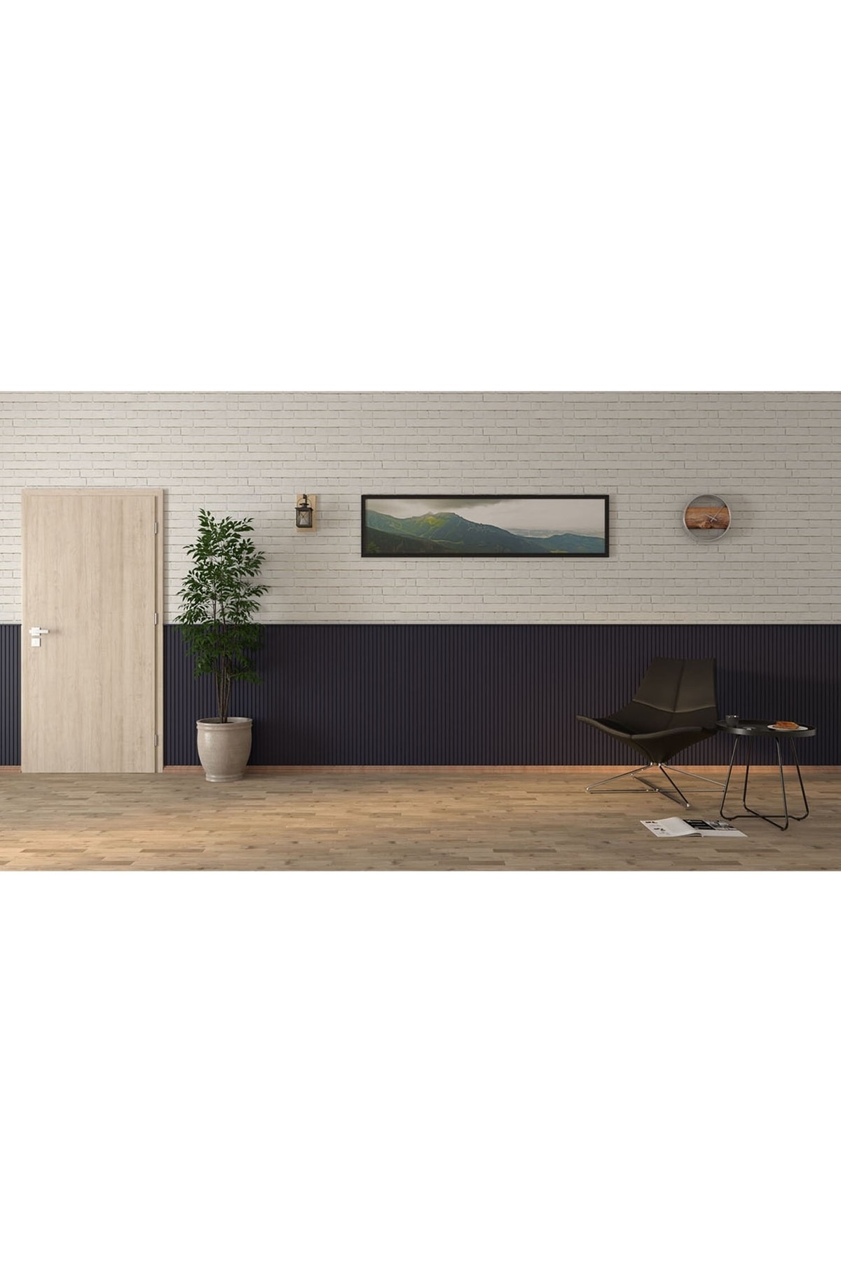 ArToys Dekoratif Duvar Paneli ( 54 X 100 Cm ) Boyanabilir Ahşap 10 Mm ...