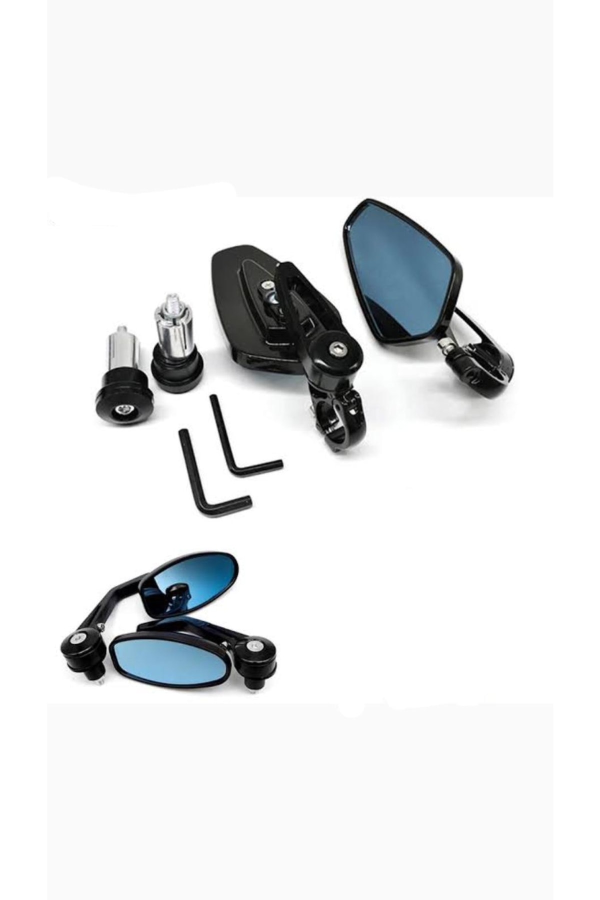 Belderia Motosiklet Gidon Aynası Motor Gidon Bağlantılı Ayna Modifiye ...