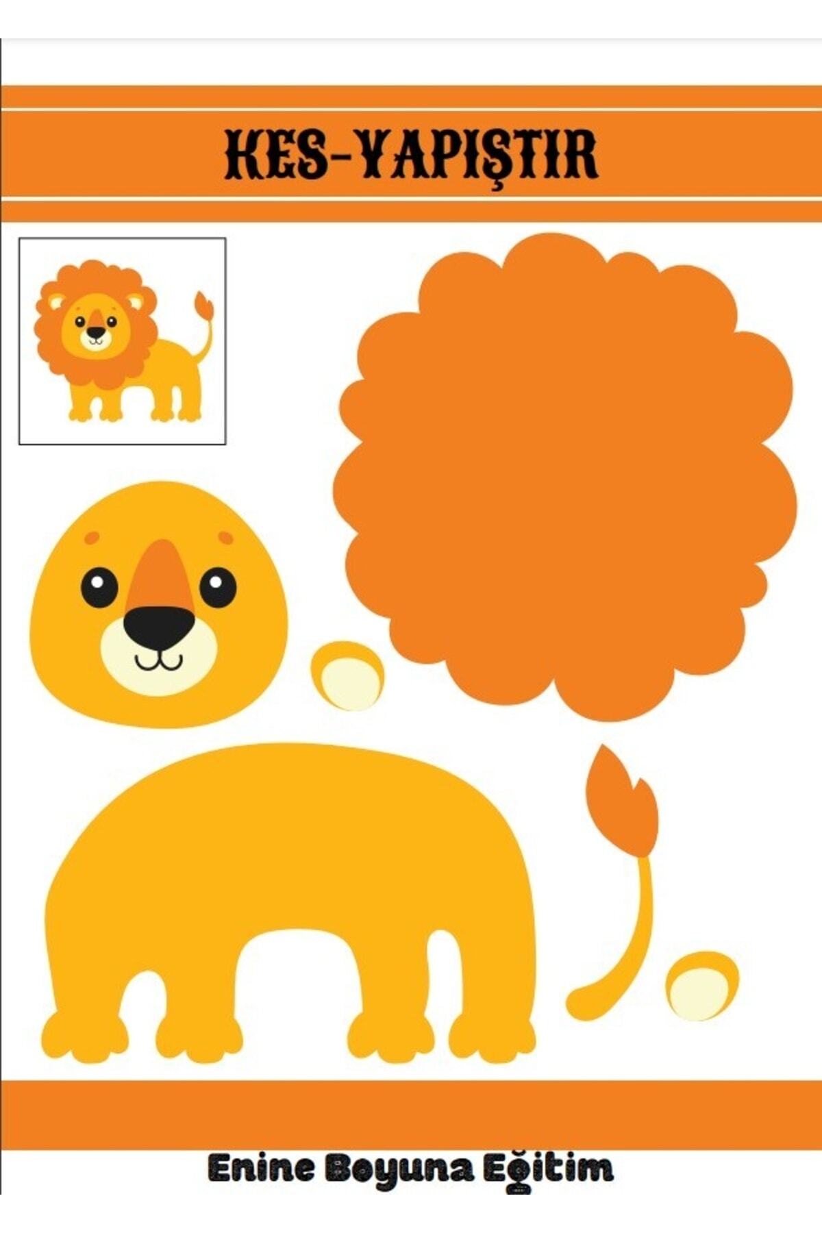 Enine Boyuna Eğitim Çocuklar Için Kes-yapıştır Etkinlik Kitabı Fiyatı ...