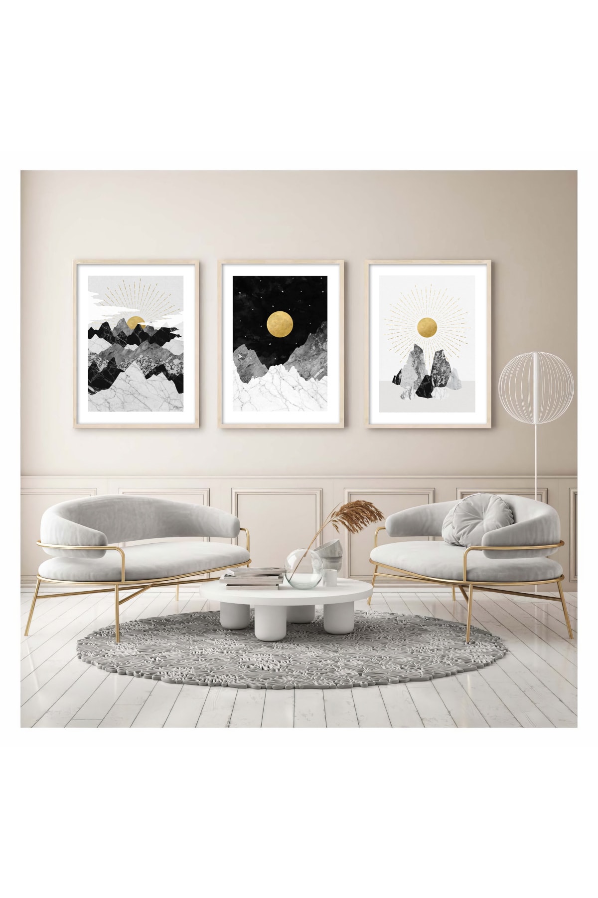 Gepetto Wood Ahşap 3'lü Modern TabloFiyatı, Yorumları - Trendyol