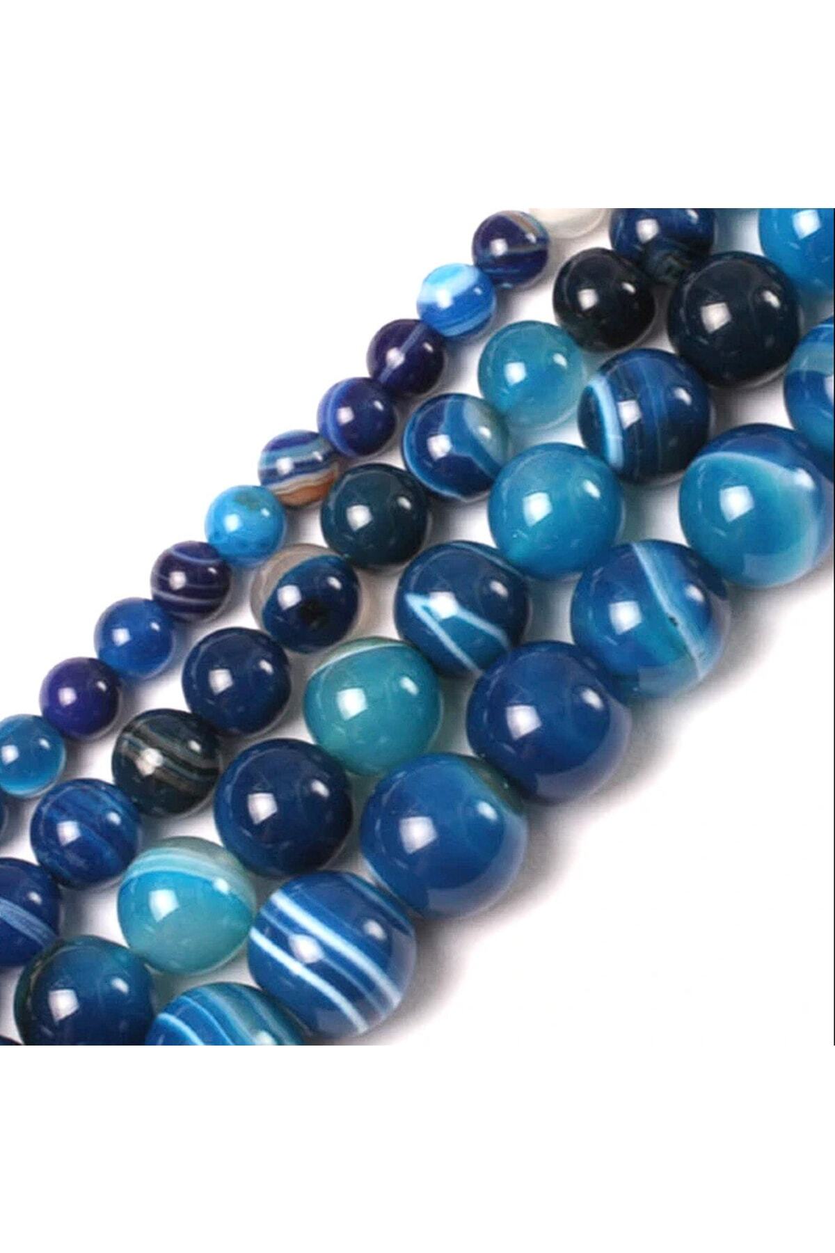 eHediyecim Akik - Mavi Küre Kesim Doğal Taş - 10 Adet Fiyatı, Yorumları ...