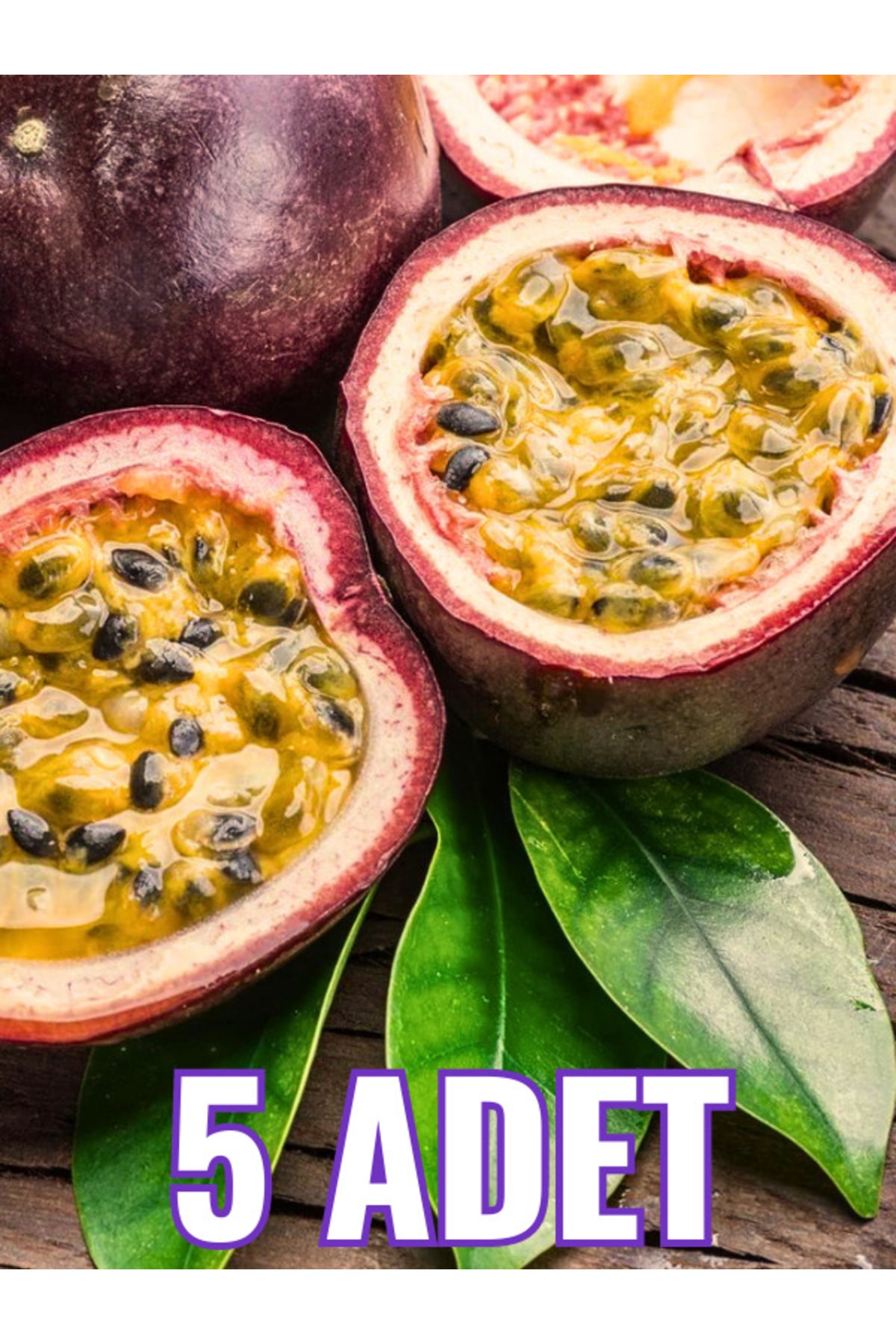 FidanBudur Passion Fruit, Çarkıfelek Meyvesi, 5 Adet, Aşk, Tutku ...