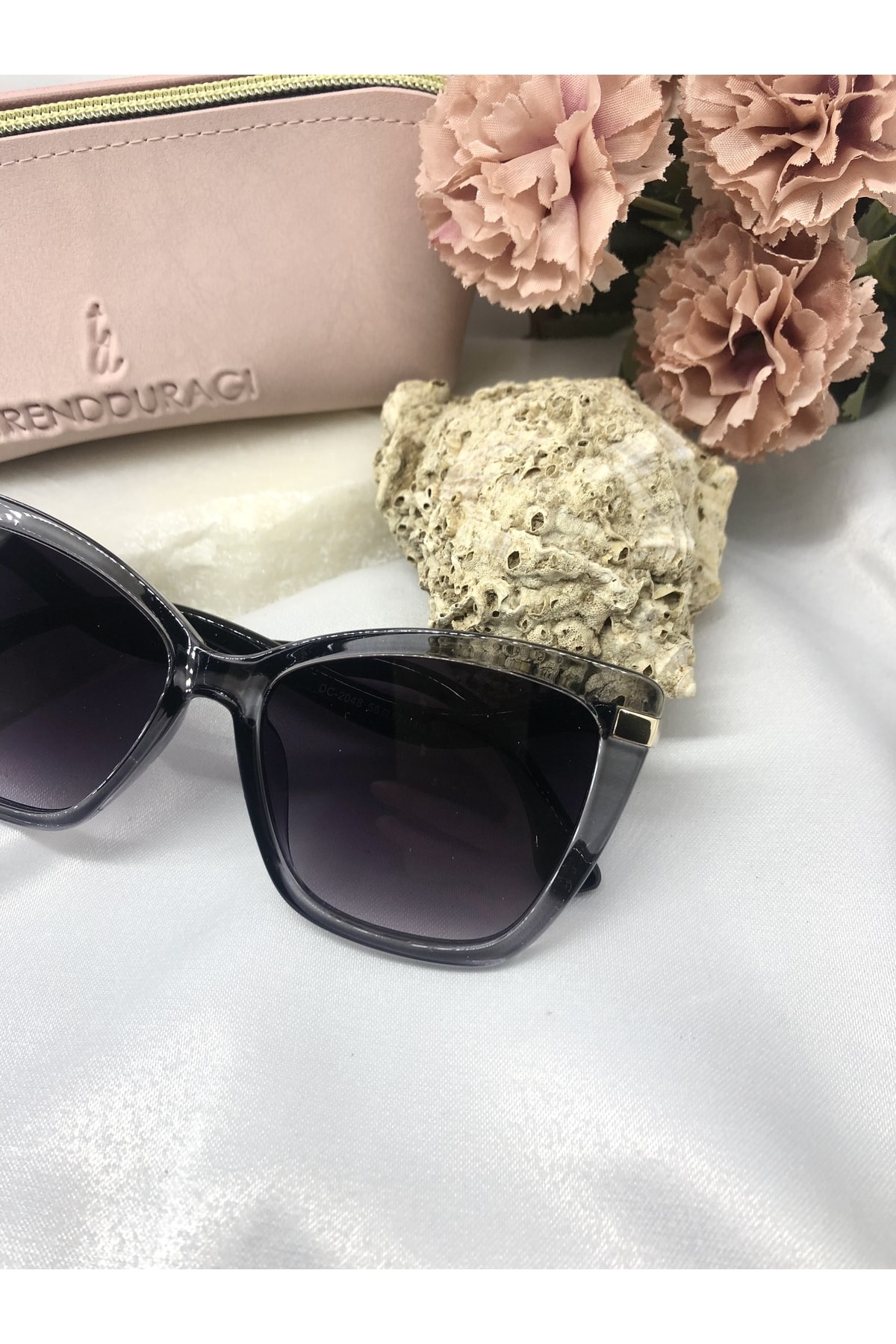 Di Caprio Laura Cat Eye Gold Detaylı Gri Kadın Güneş Gözlüğü - Fiyatı ...