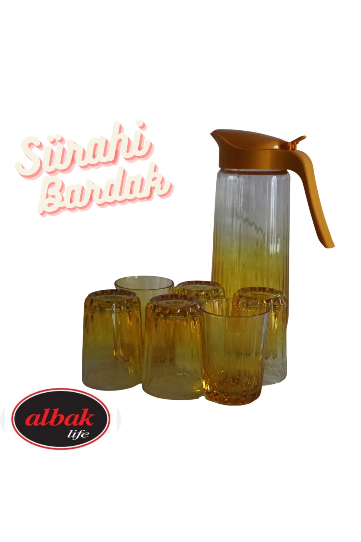 ALBAK Life 6'lı Su Bardağı Ve Sürahi Takımı - Fiyatı, Yorumları