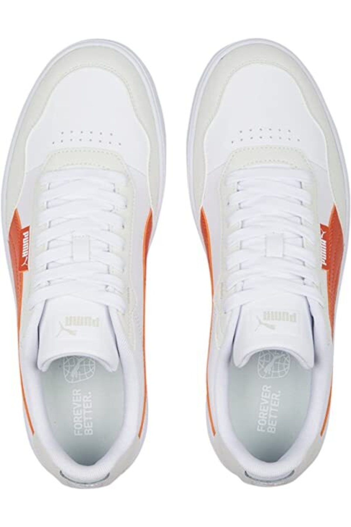 Puma Court Ultra Lite Erkek Spor Ayakkabı Beyaz Turuncu Fiyatı ...