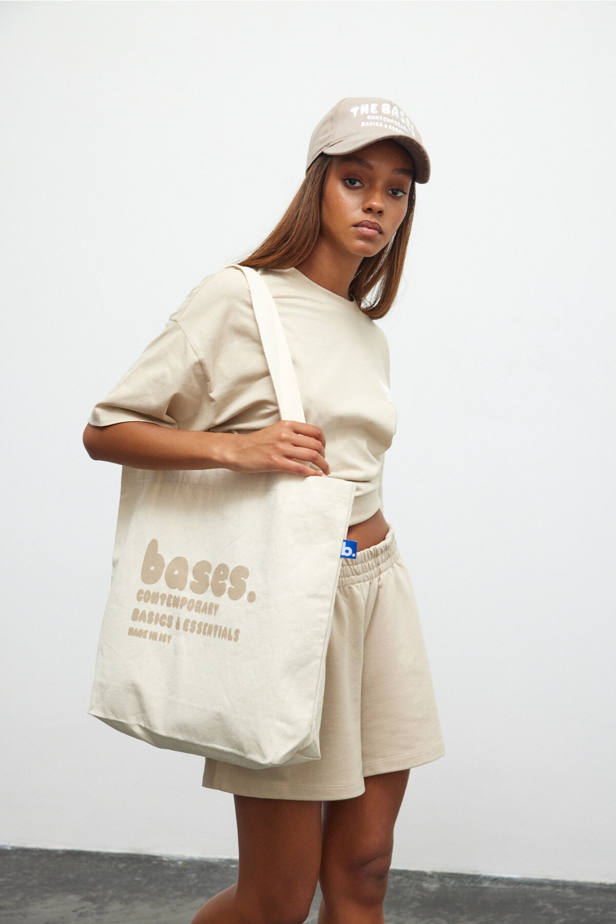 Bases Ham Bej Baskılı Körüklü Bez Çanta Fiyatı, Yorumları - Trendyol