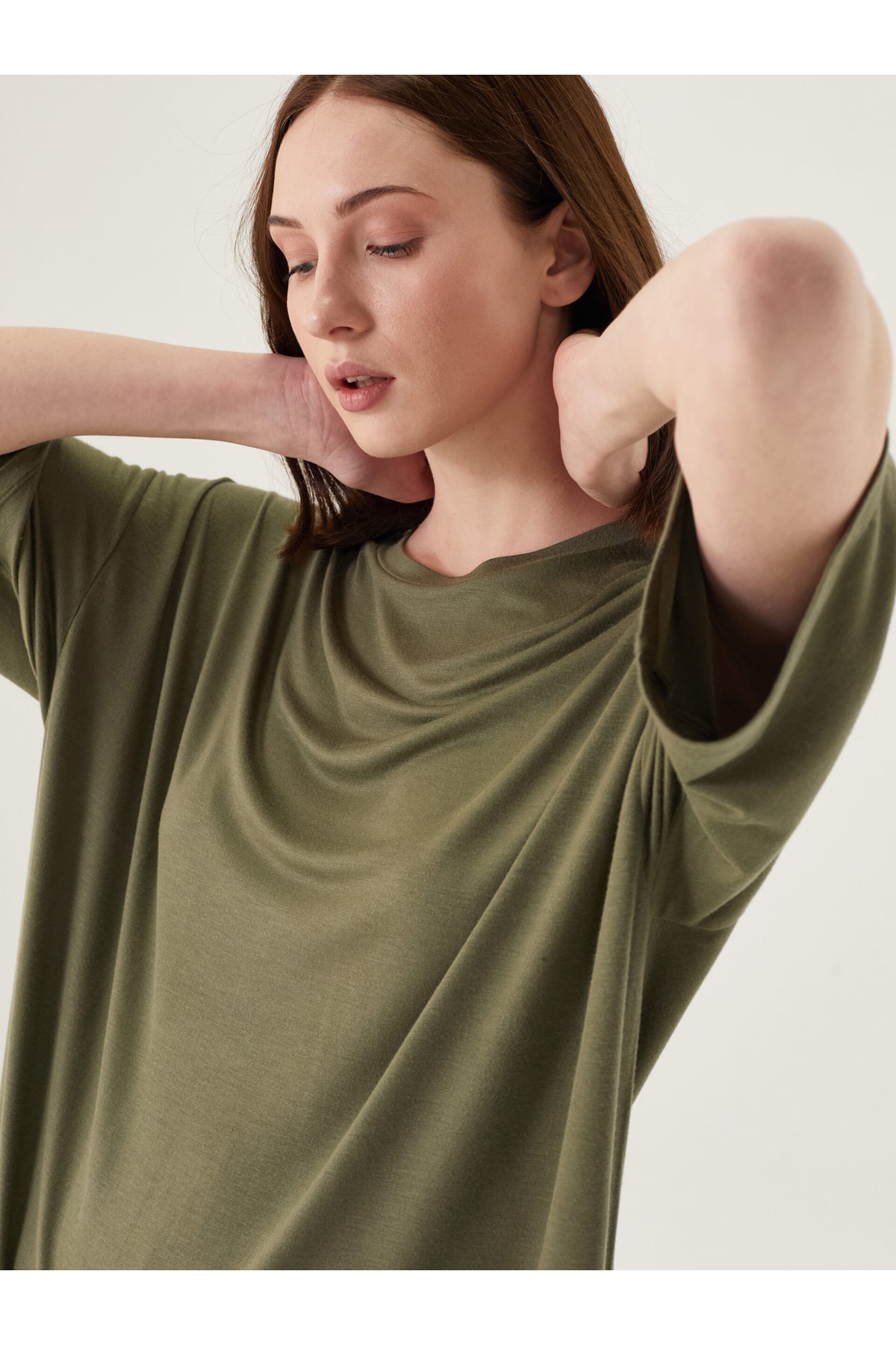 nublik Bol Bambu Tişört Fiyatı, Yorumları - Trendyol