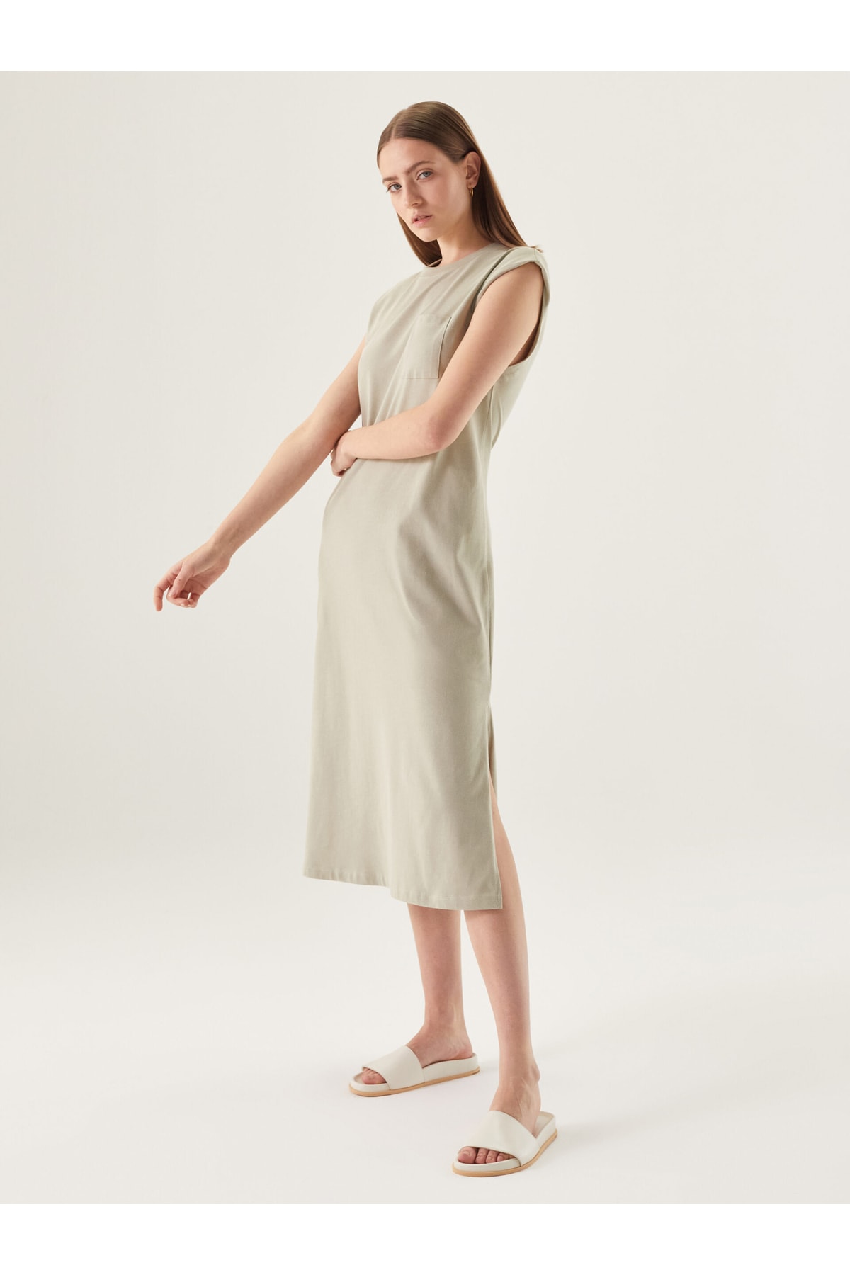 nublik Botanik Boyalı Midi Elbise Fiyatı, Yorumları - Trendyol