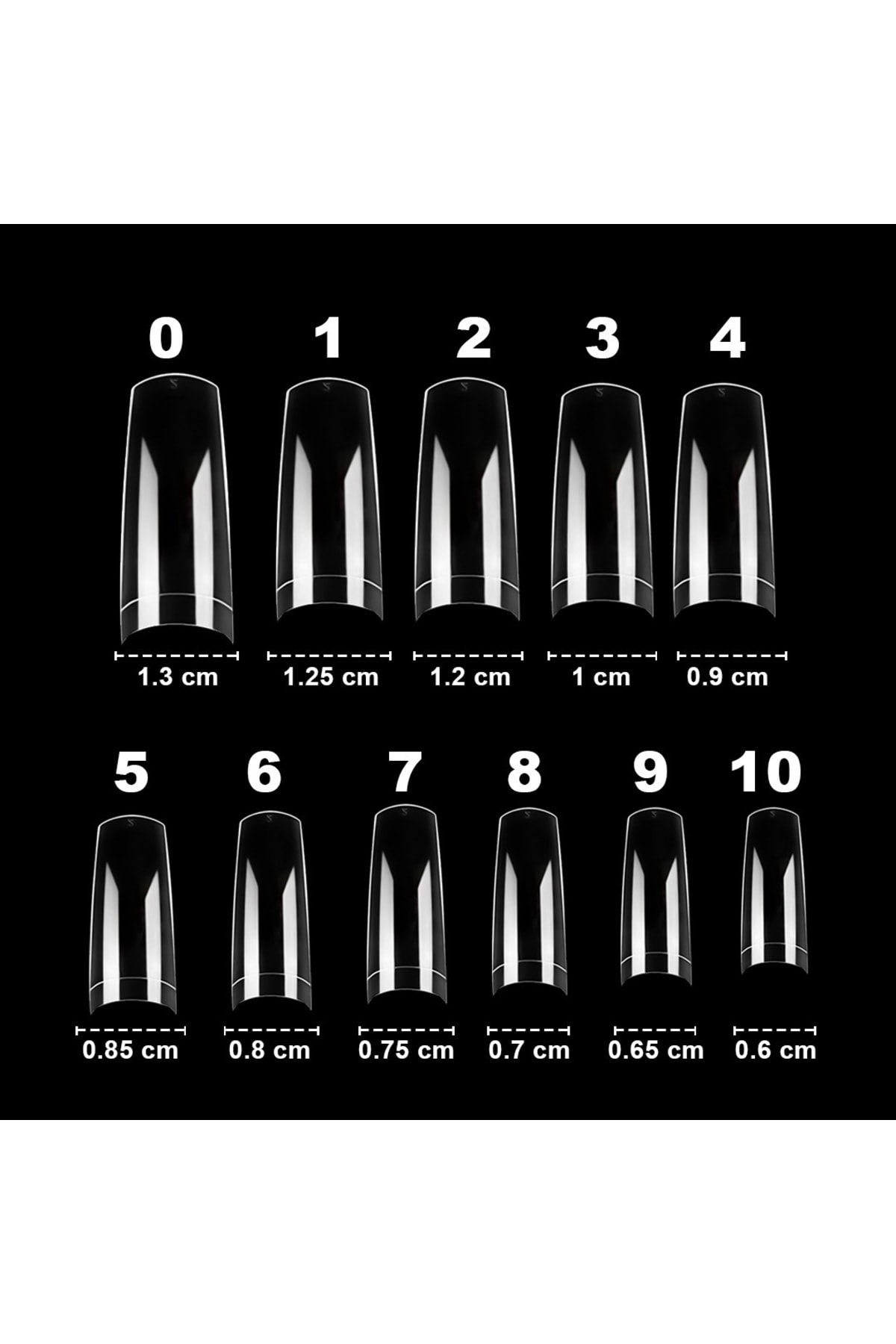 NİGİNA Şeffaf Tipsi Takma Tırnak 500lü Tipsi Fiyatı, Yorumları - Trendyol