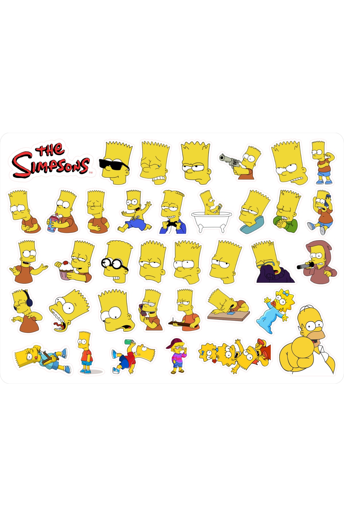 Ceres Studio The Sımpson Bart Sticker - 37 Etiket Fiyatı, Yorumları - Trendyol