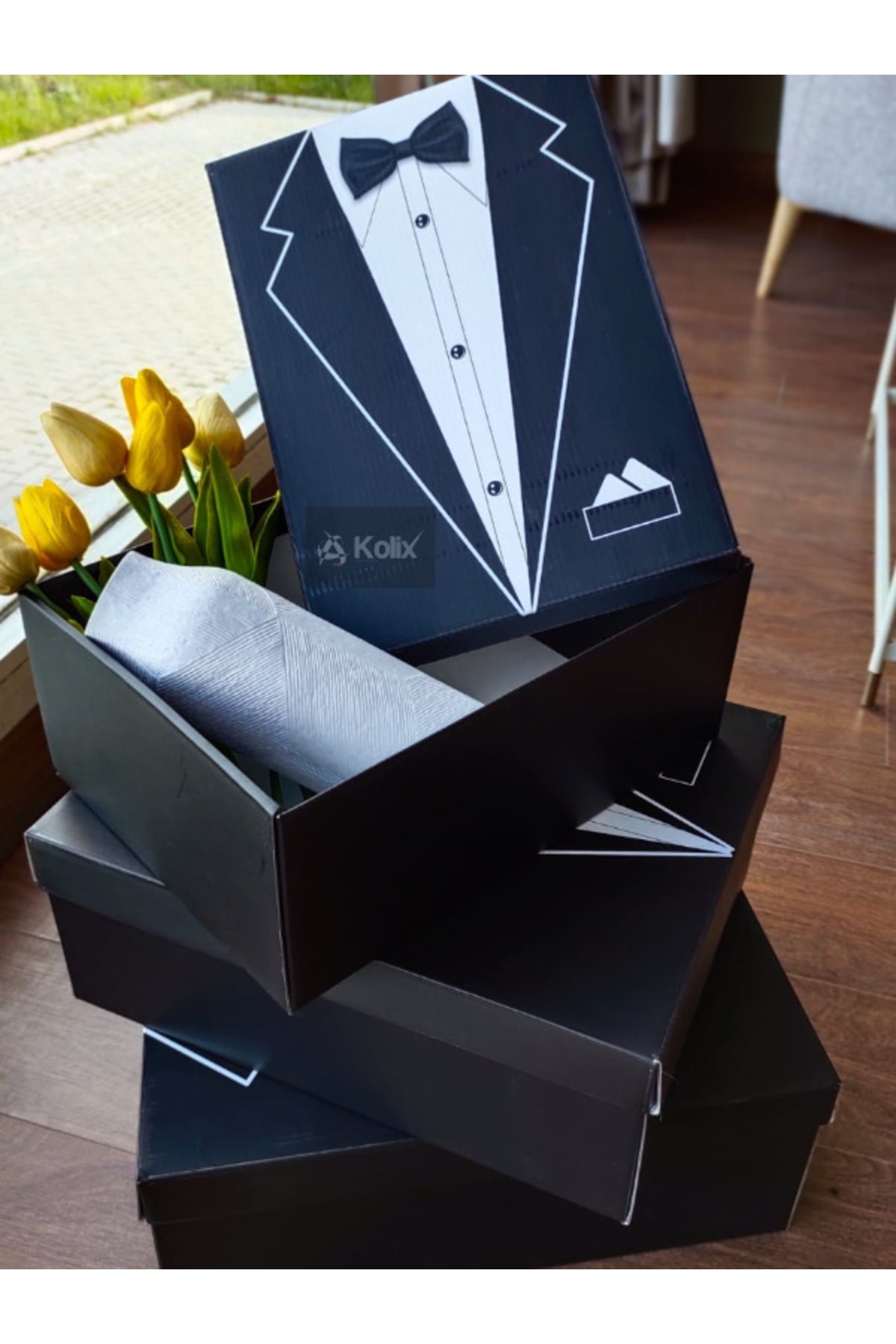 KOLİX Damat Bohçası-damat Kutusu-çeyiz Kutusu-hediye Seti-hediye Kutusu ...
