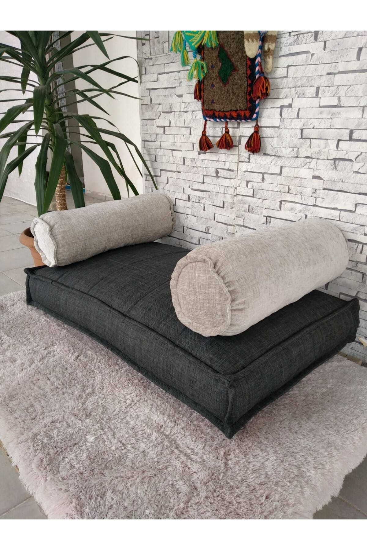 BDP Home Gri Dokumalı Yer Minderi Fiyatı, Yorumları - Trendyol