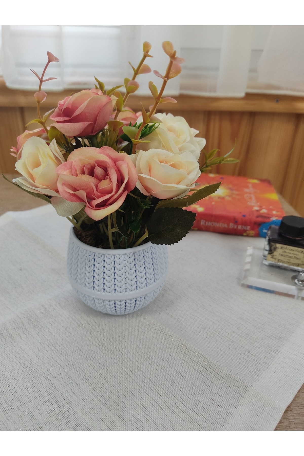 Cennet Home Mini Yabangülü Aranjman Beyaz Hasır Saksıda Fiyatı, Yorumları - Trendyol