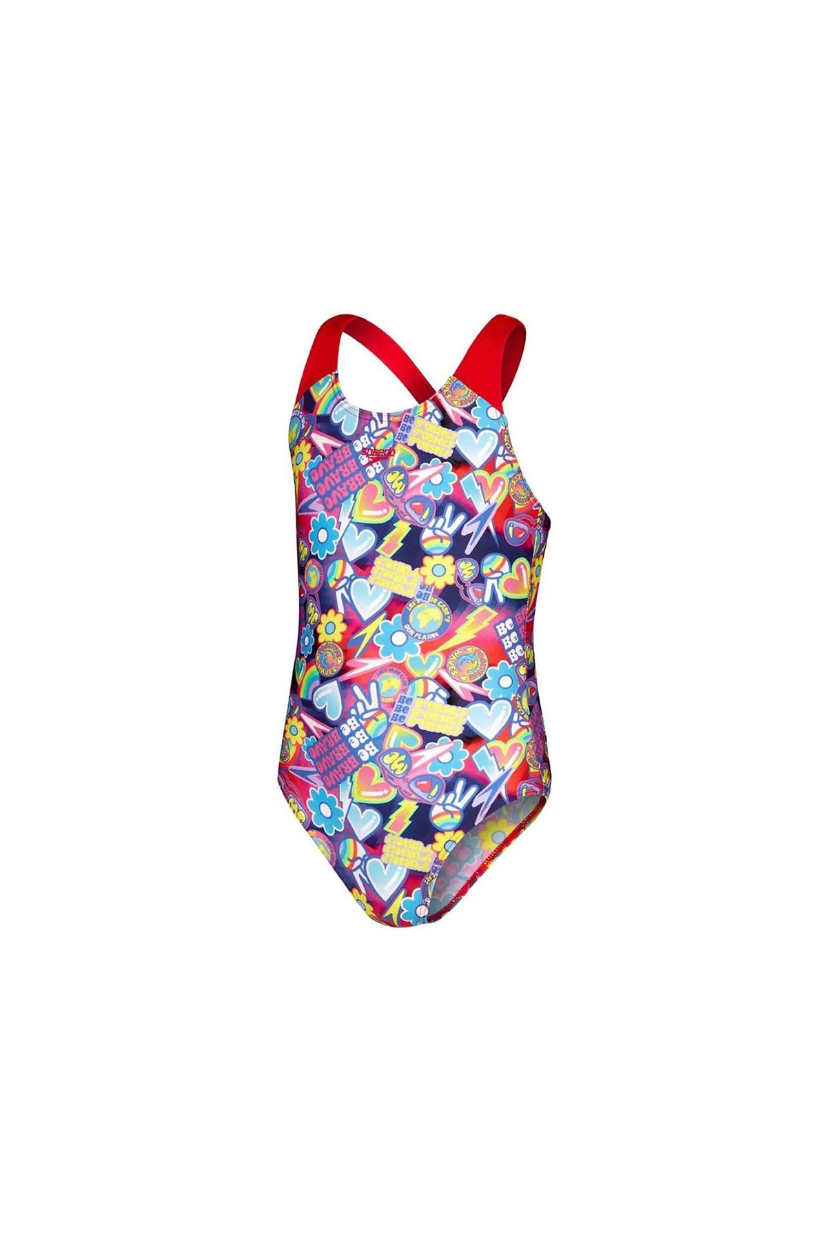 Speedo Digi Alv Spbk Jf Kız Çocuk Yüzücü Mayosu 8 00262314742 Renkli