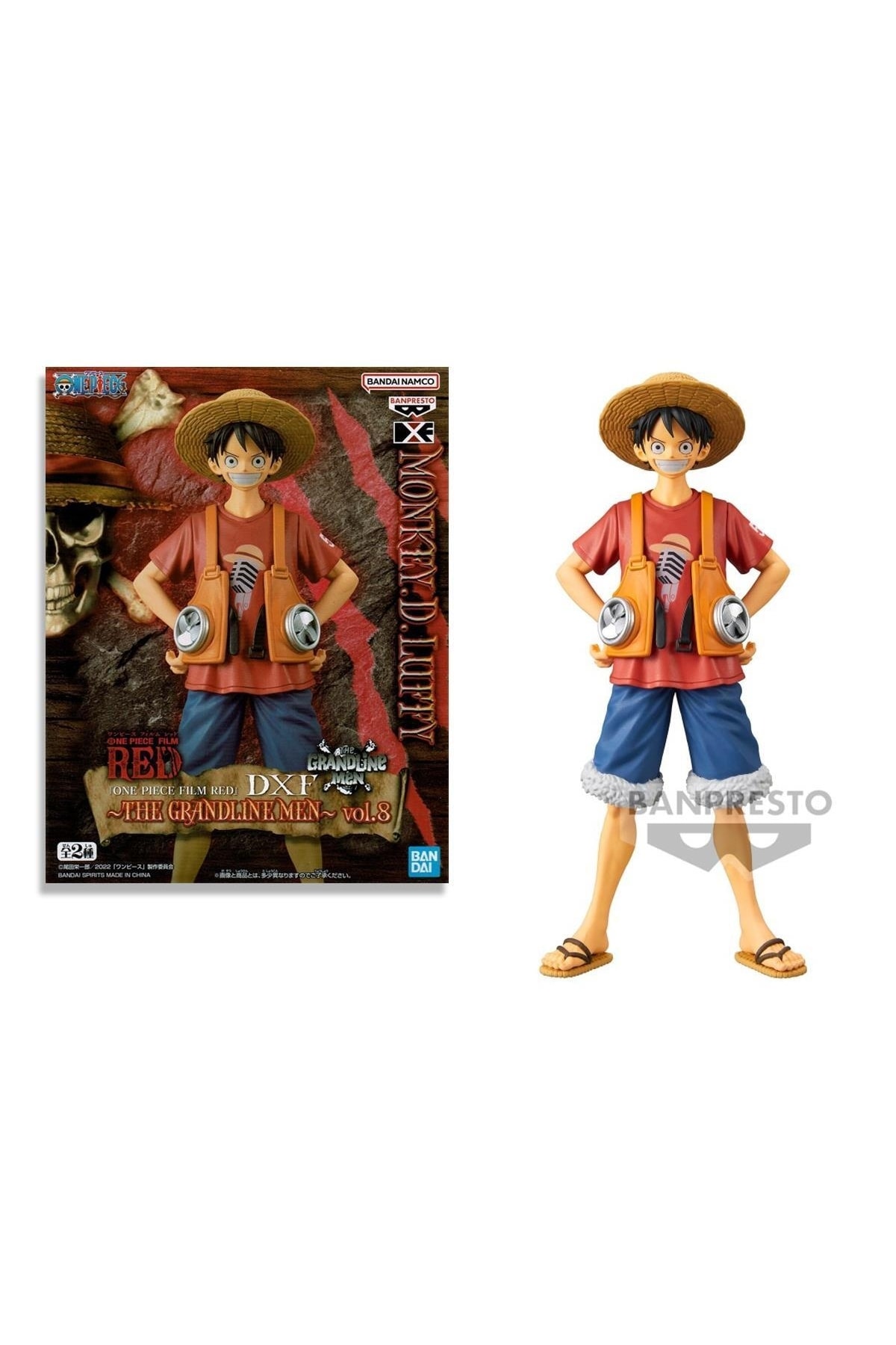 Banpresto Dxf The Grandline Men Vol.1: One Piece Film Red - Monkey. D. Luffy Statue 16cm Fiyatı ...