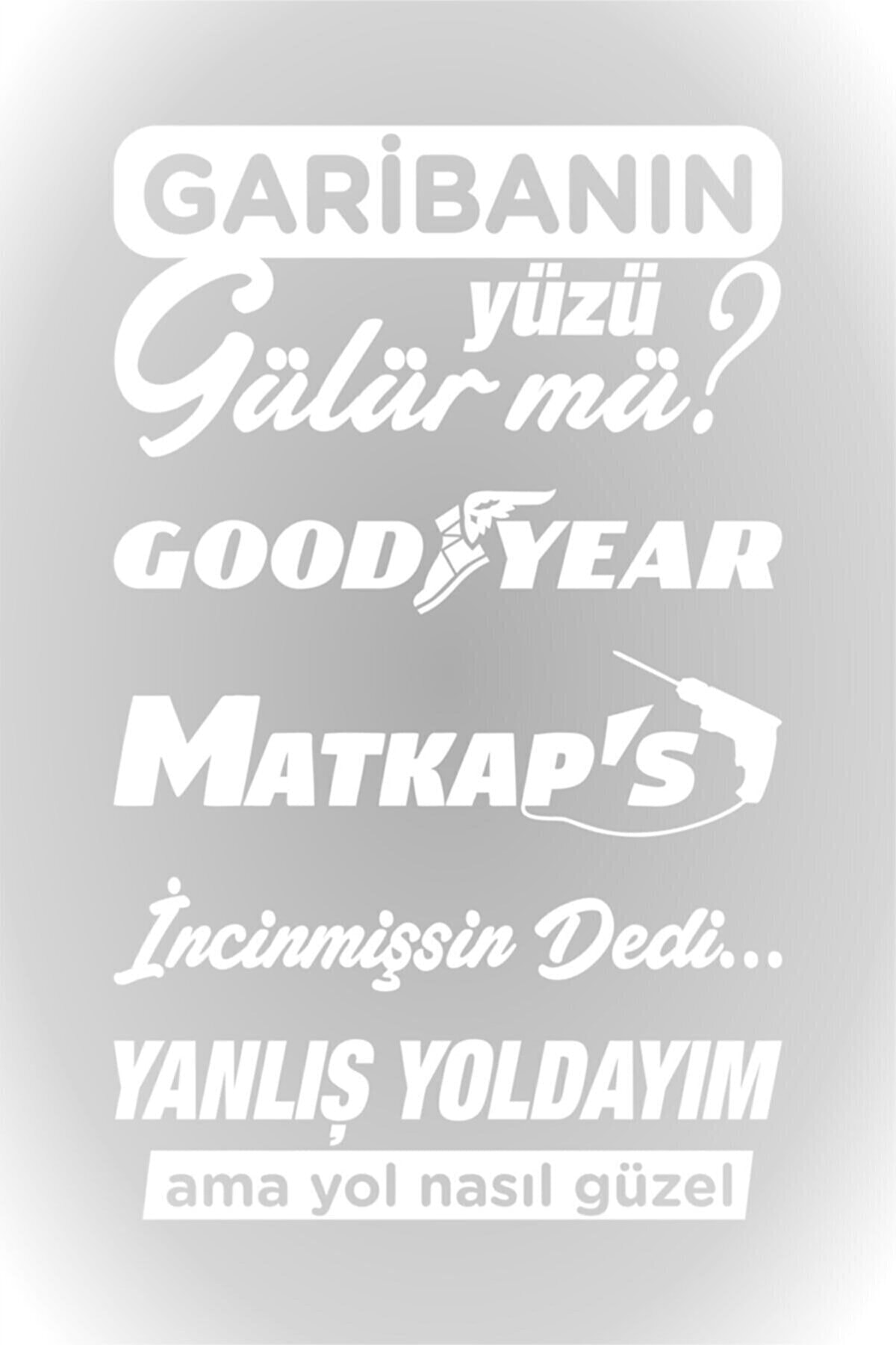 Bay S PLUS Arka Cam Sticker Set Oto Sticker Araba Sticker Model 8 Beyaz ...