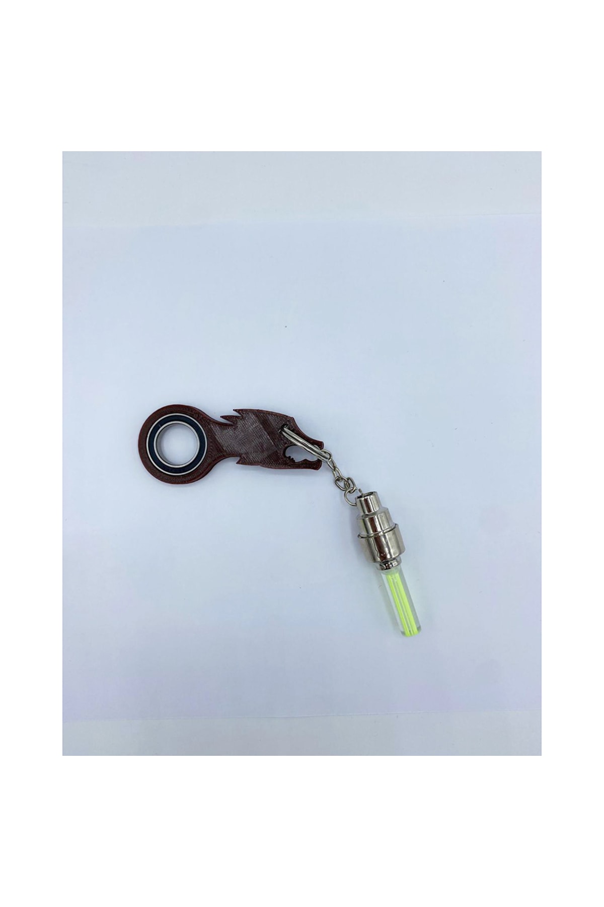 TeknoDuvar Kurt Şekilli Keyrambit Dönebilen Anahtarlık Keyrambit Led ...