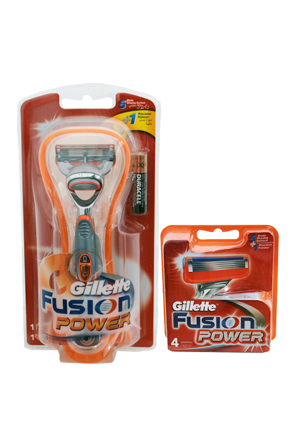Gillette Fusion Power 1Up Tıraş Makinesi + Fusion Power 4 Başlık ...