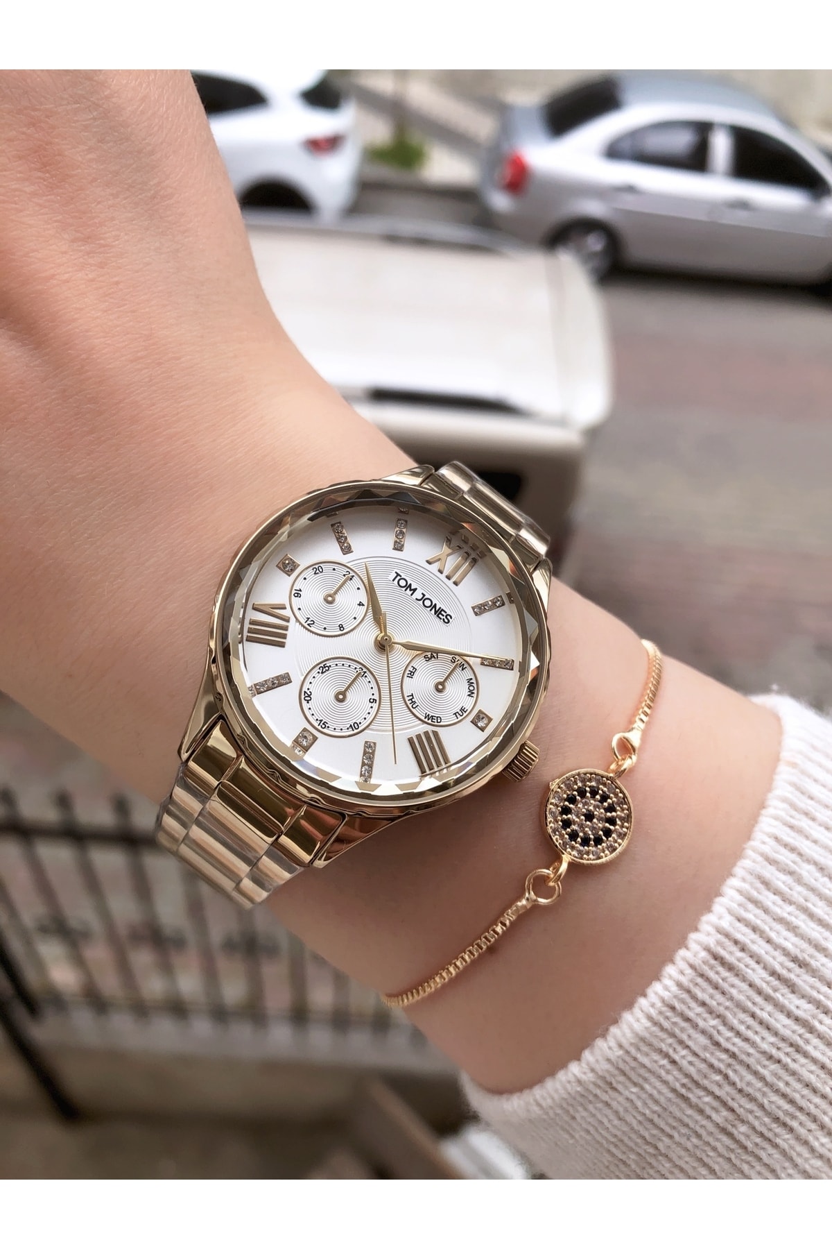 Tom Jones Kadın Kol Saati Çelik 3atm Su Geçirmez Orjinal 2yıl Garantili ...