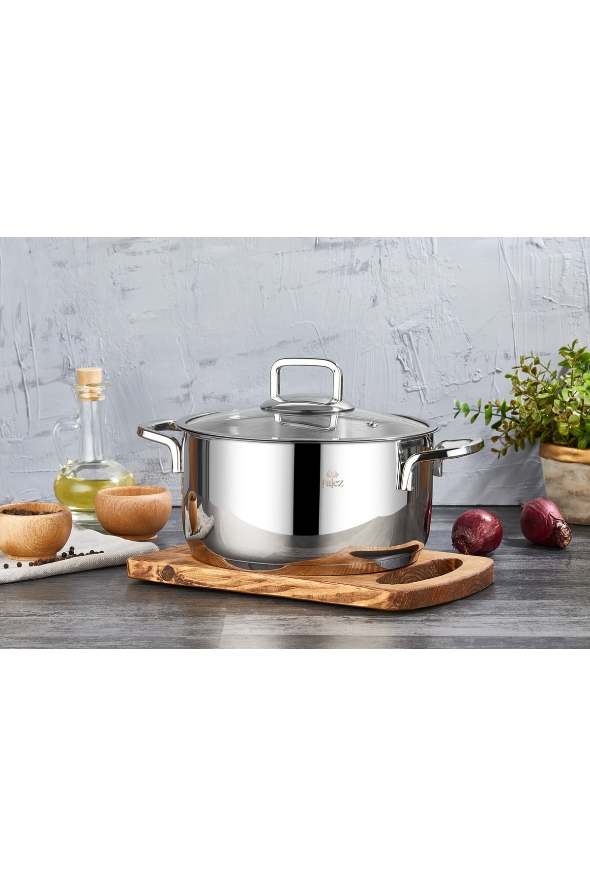 Falez Vento 22 Cm Derin Çelik Tencere - Fiyatı, Yorumları