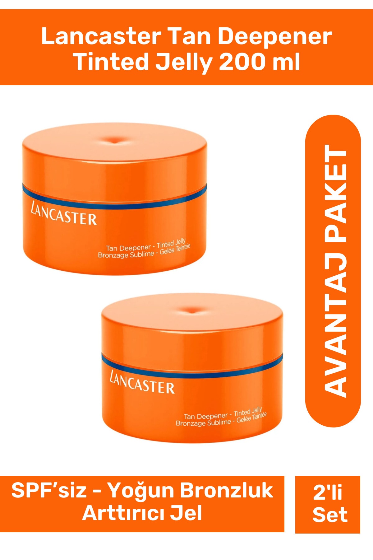 Lancaster Tan Deepener Tinted Jelly 200 Ml - 2 Adet Fiyatı, Yorumları ...