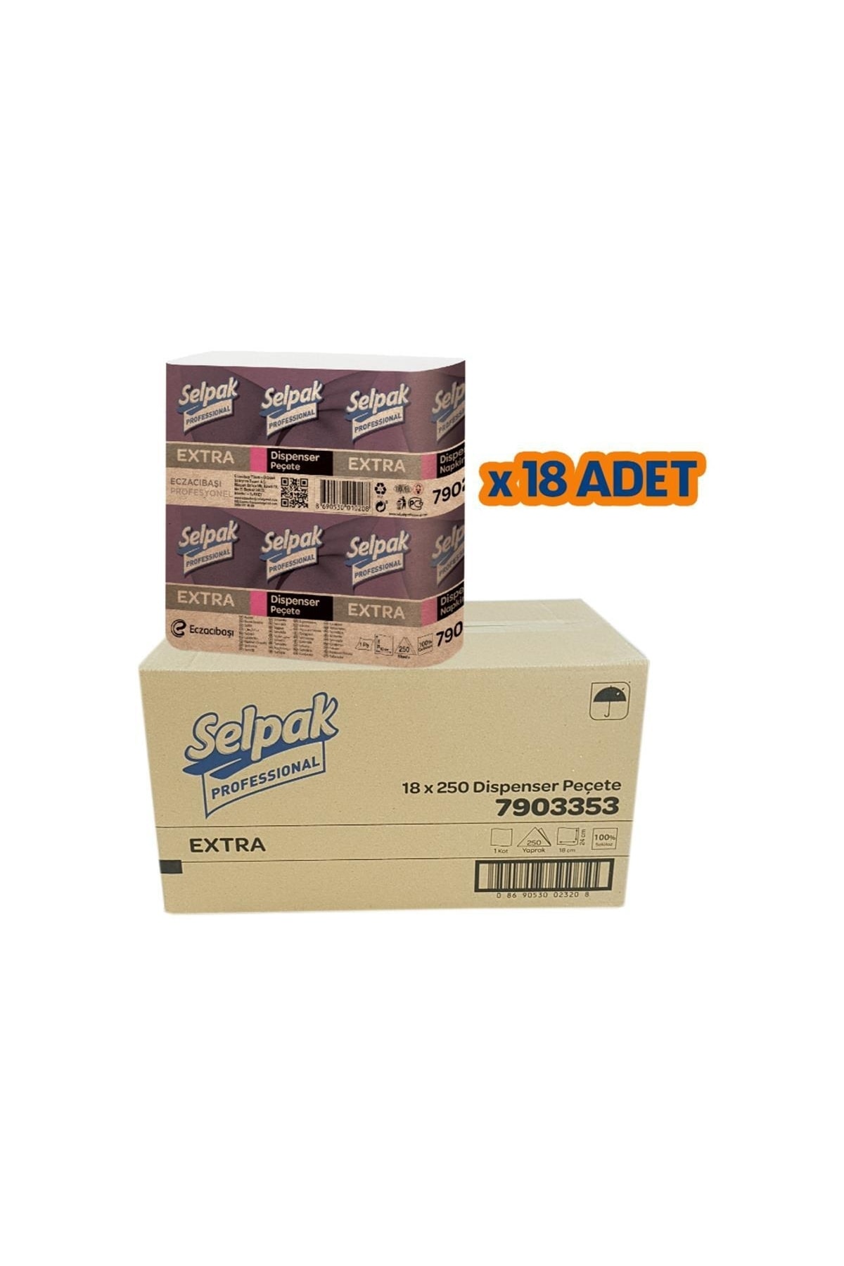 Selpak Dispenser Peçete 250 Yaprak ( 18 Paket ) Fiyatı, Yorumları ...