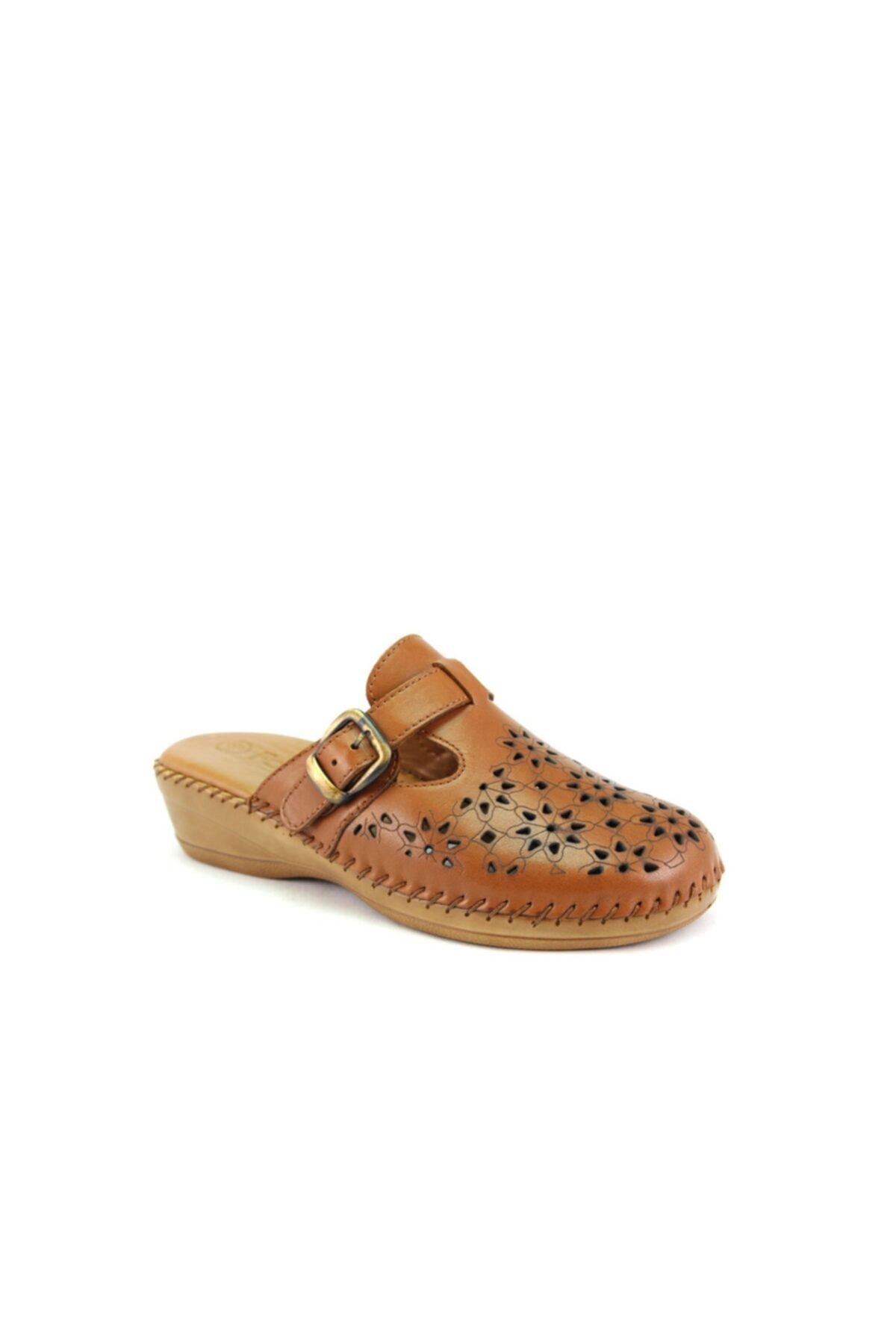 Forelli Kadı Deri Taba Terlik 80625