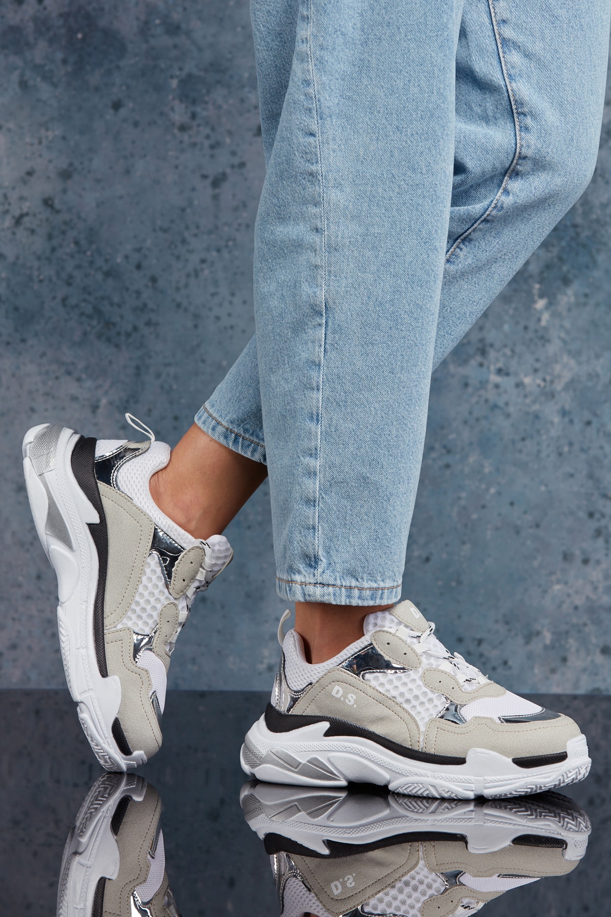 DARK SEER Gümüş Erkek Sneaker