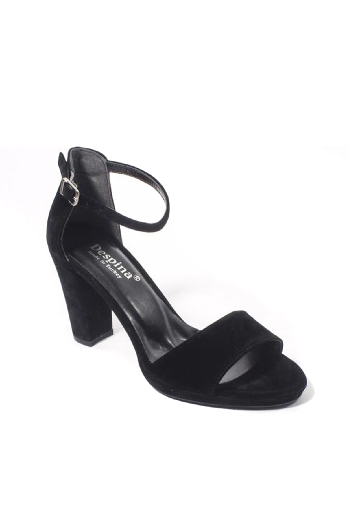 Despina vandi Siyahsüet Kadın Abiye Ayakkabı