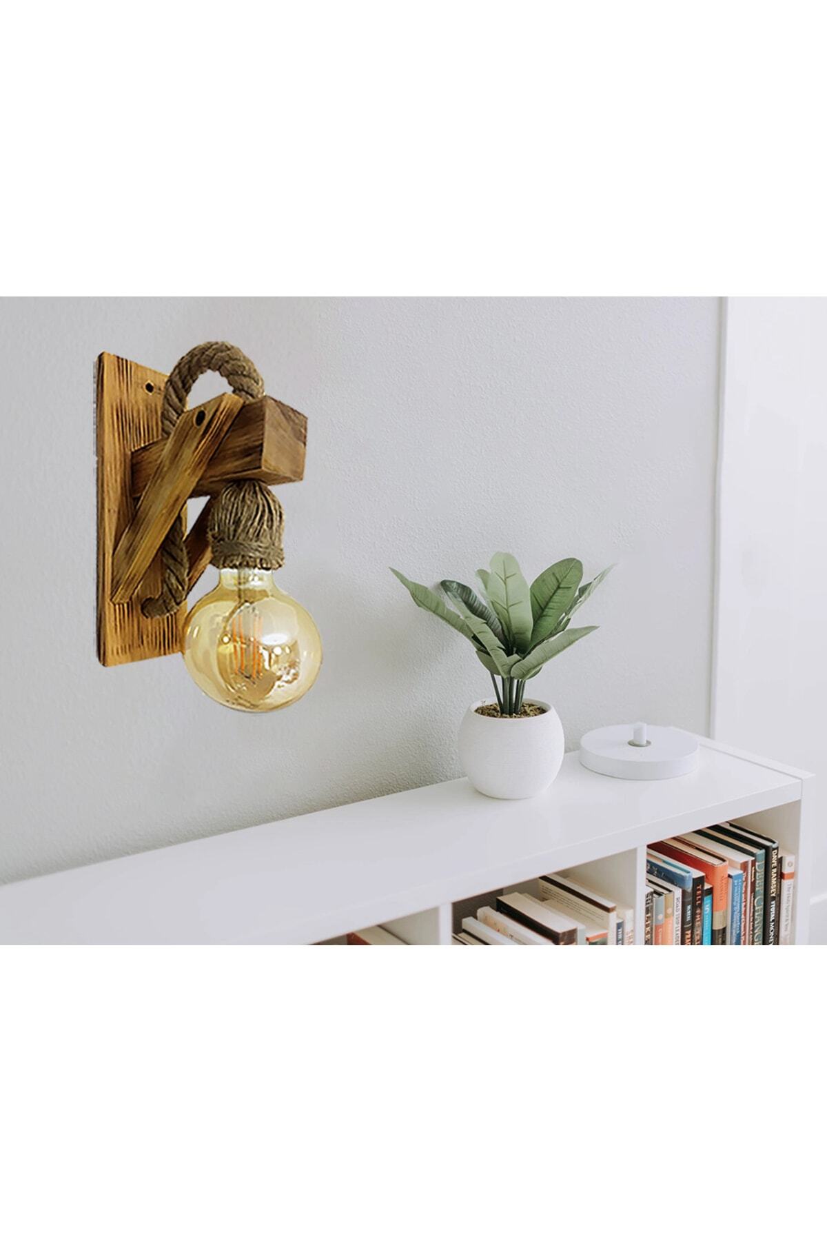 pagus Aplik Ahşap Aplik Duvar Lambası Cafe Otel Restorant Için Ahşap ...