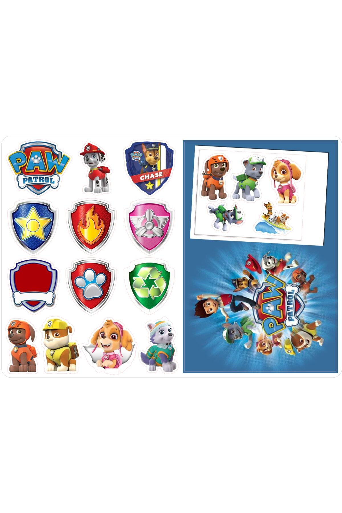 Ceres Studio Paw Patrol Sticker Etiket 3 Sayfa (A5) 50 Adet Etiket Fiyatı, Yorumları - Trendyol