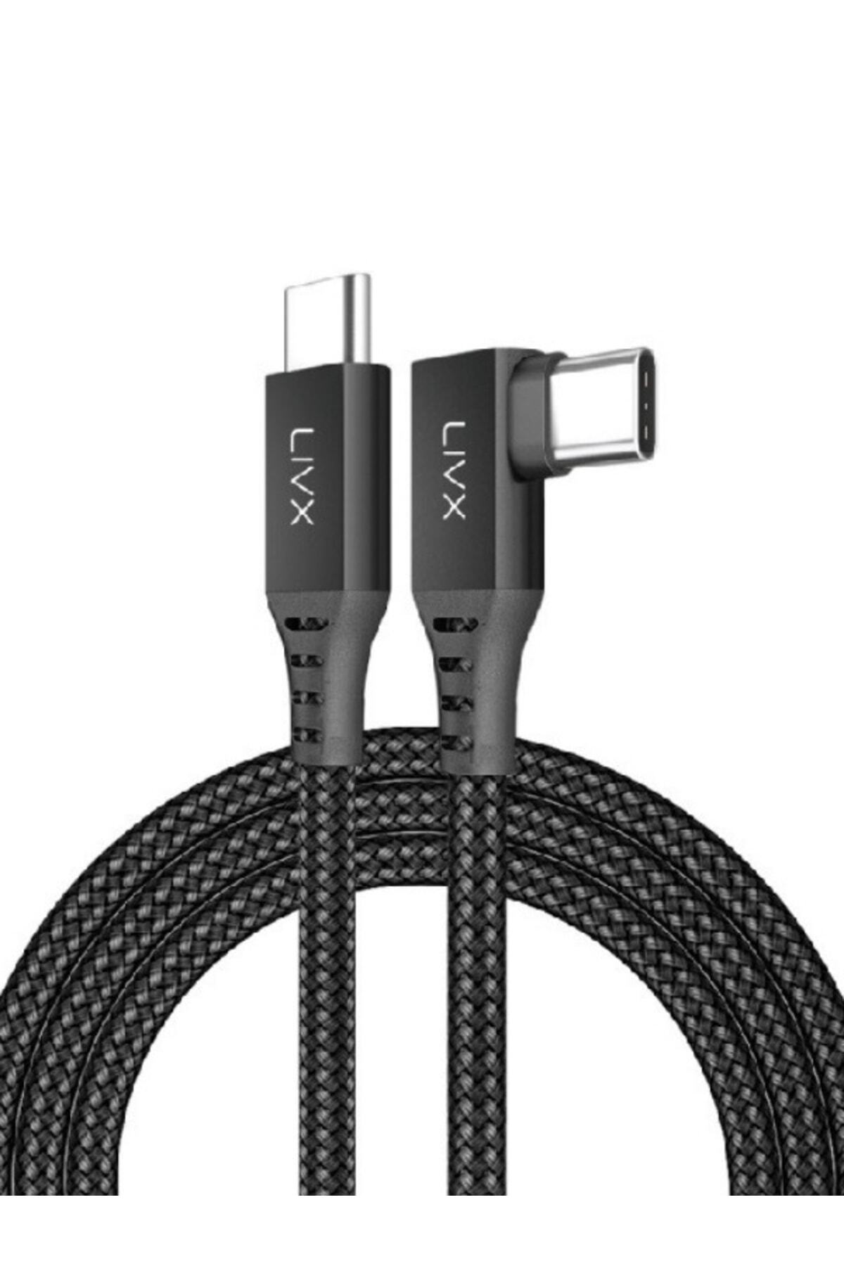 LivX Long Type C To Type C 5 Metre 60w Hızlı Şarj Veri Aktarımı 90 ...