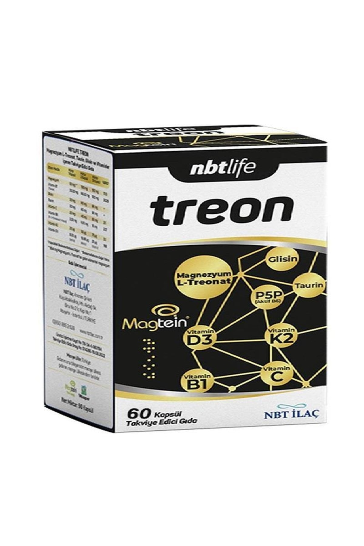 NBT Life Treon Takviye Edici Gıda 60 Kapsül Fiyatı, Yorumları - Trendyol