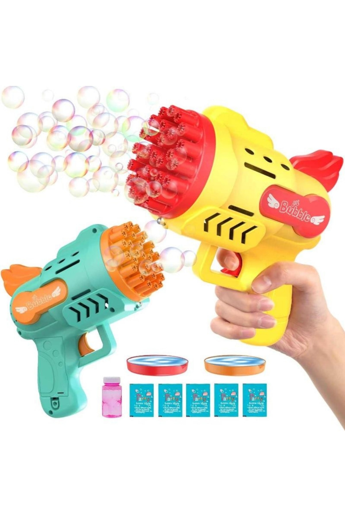 TUENGİ STORE Pilli Işıklı Baloncuk Makinesi Baloncuk Tabancası Bol Köpüklü - Fiyatı, Yorumları