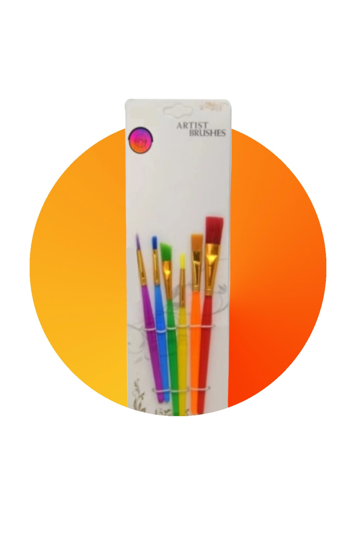 DESUP MODEL 6 Lı Fırça Akrilik Tuval Guaj Sulu Boya Hobi Ve Profesyonel ...