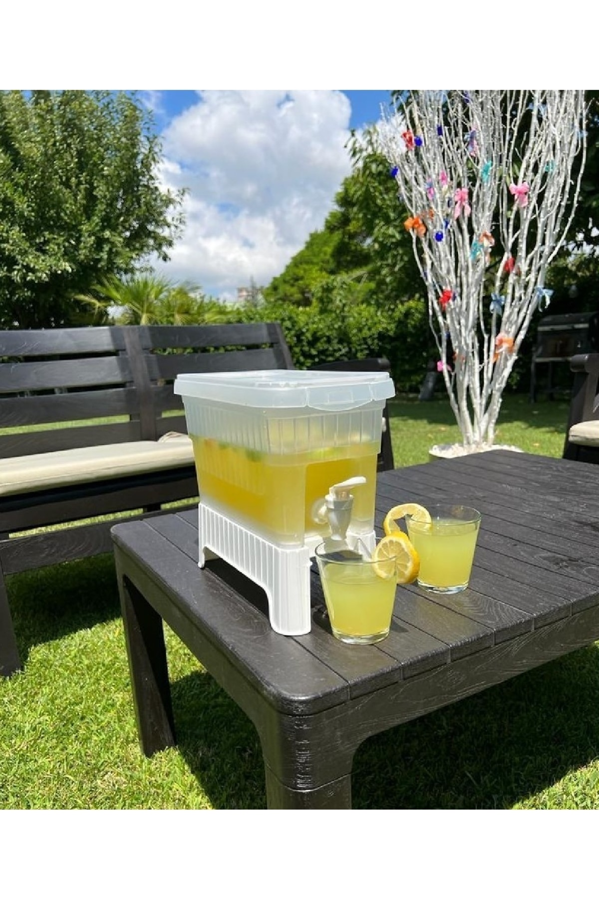 Şener collection Çok Fonksiyonlu Ayaklı Sebil 4l - Kokteyl Meşrubat ...