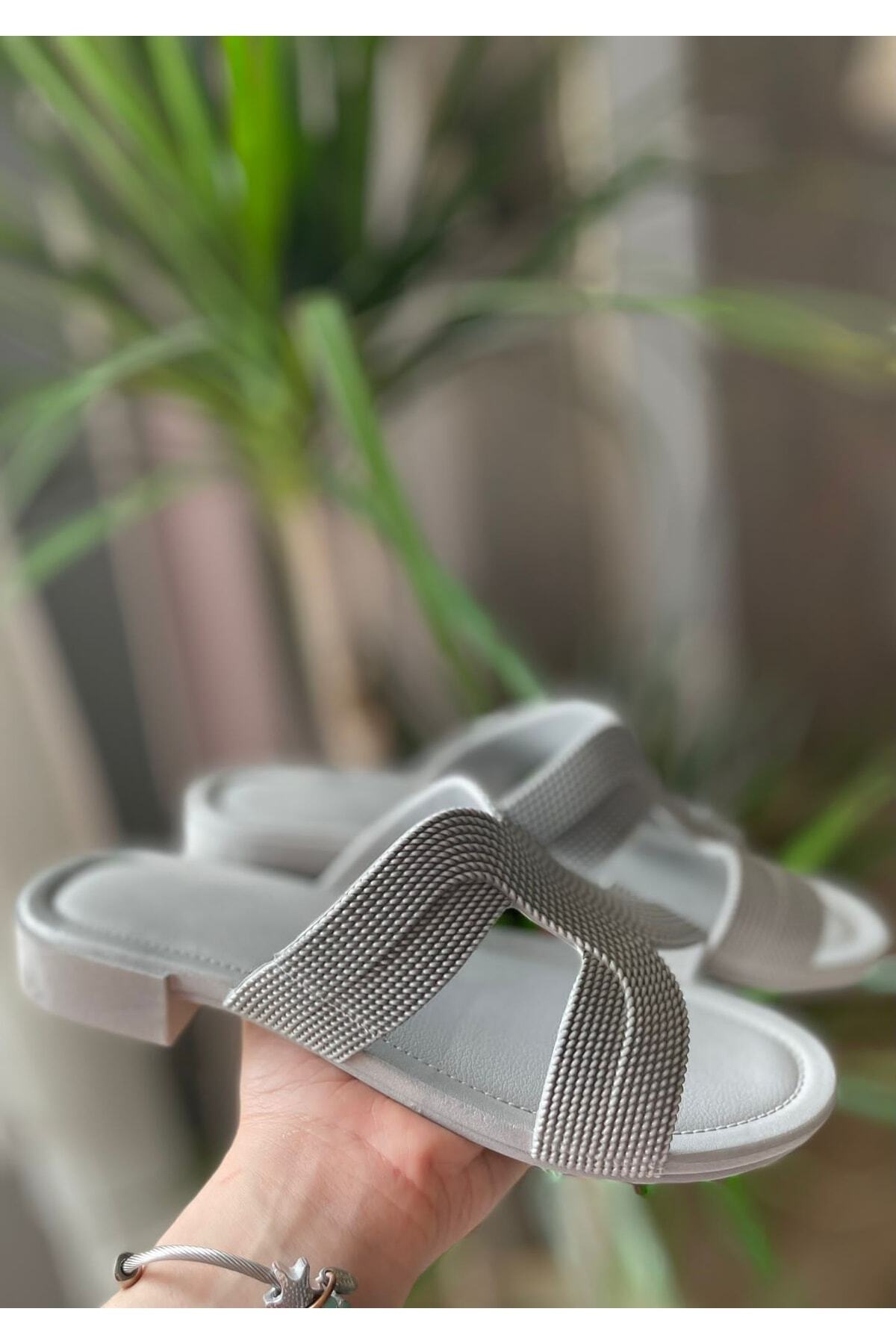 Lurji Kaymaz Taban Renkli Rahat Havuz Plaj Bahçe Terliği - Fiyatı ...