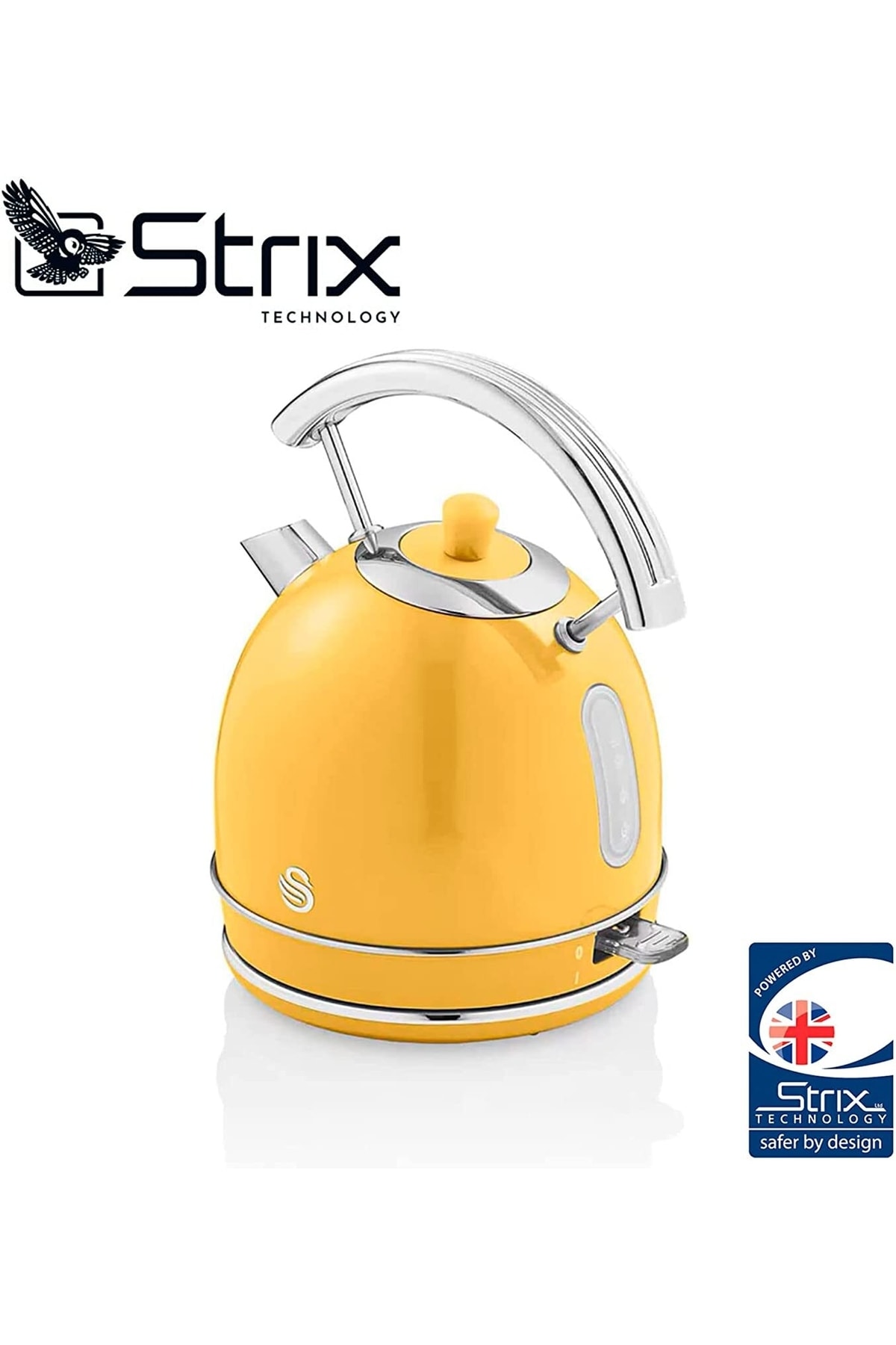 Franco Swan Retro Elektrikli Su Isıtıcısı, 1,8 Litre, Vintage Tasarım ...