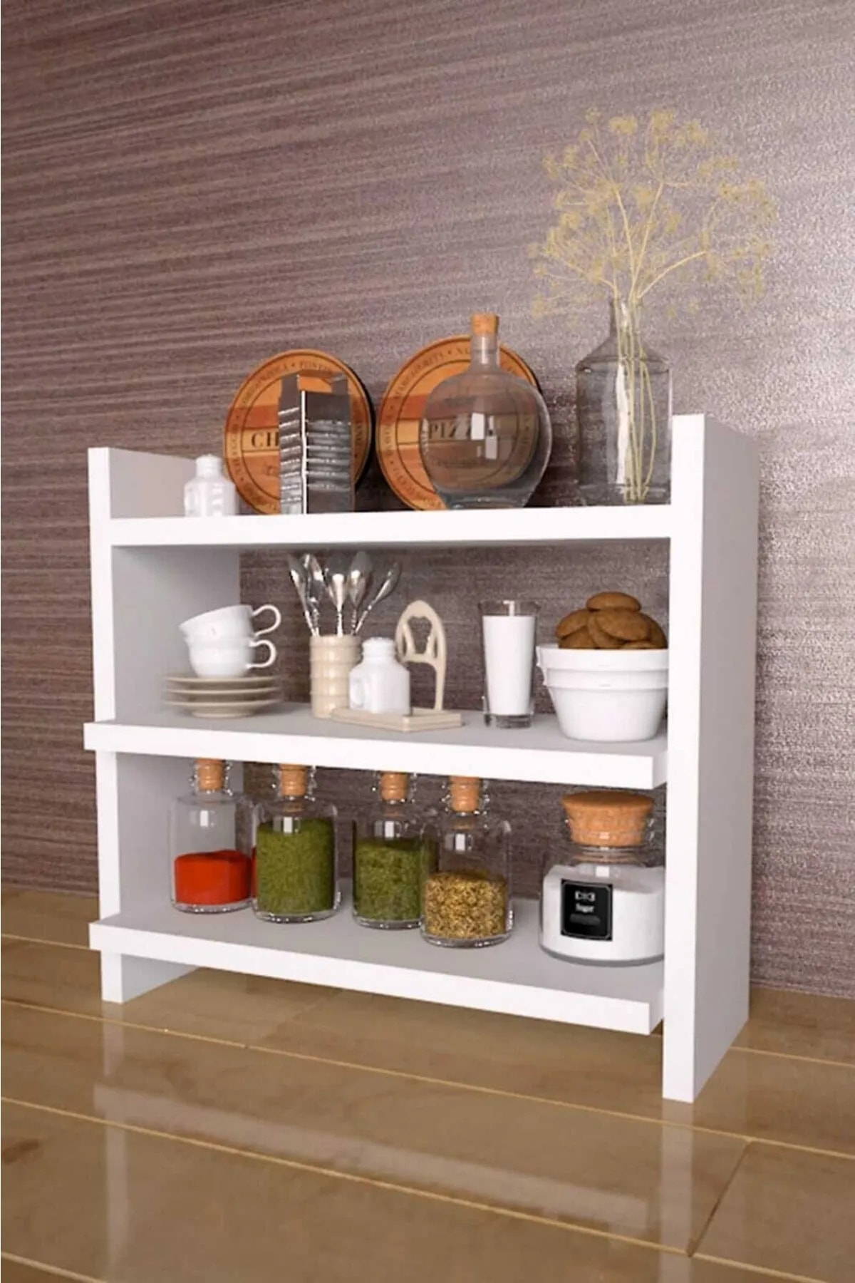 UYSAL FURNİTURE Mutfak Tezgah Üstü Raf - Fiyatı, Yorumları