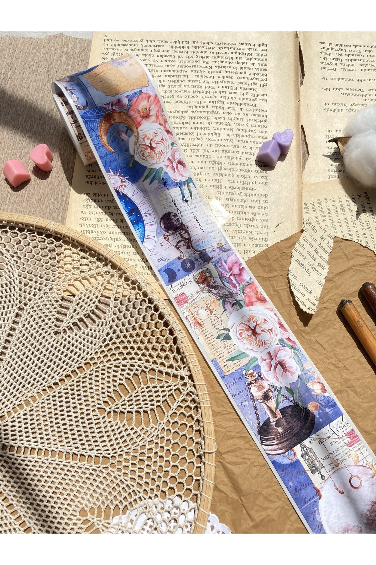 Hume Craft Magic And Purple Temalı Washi Tape Washi Bant Bullet Journal ...