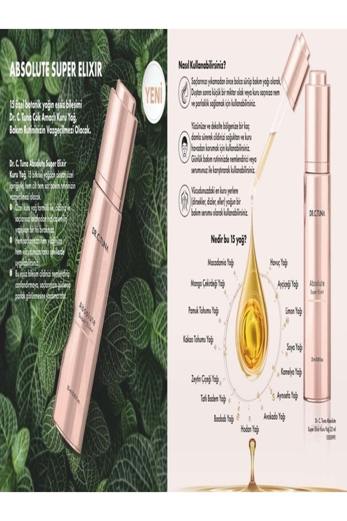 Farmasi Dr.c.tuna Absolute Super Elıxır Kuru Yağ 25 Ml Fiyatı, Yorumları - Trendyol