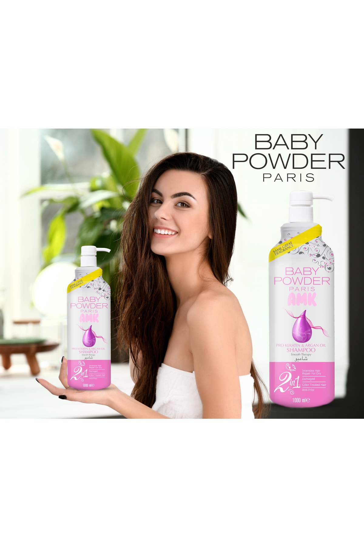Baby Powder Paris Shampoo 1000 ml Pudra Kokulu Şampuan Fiyatı ...