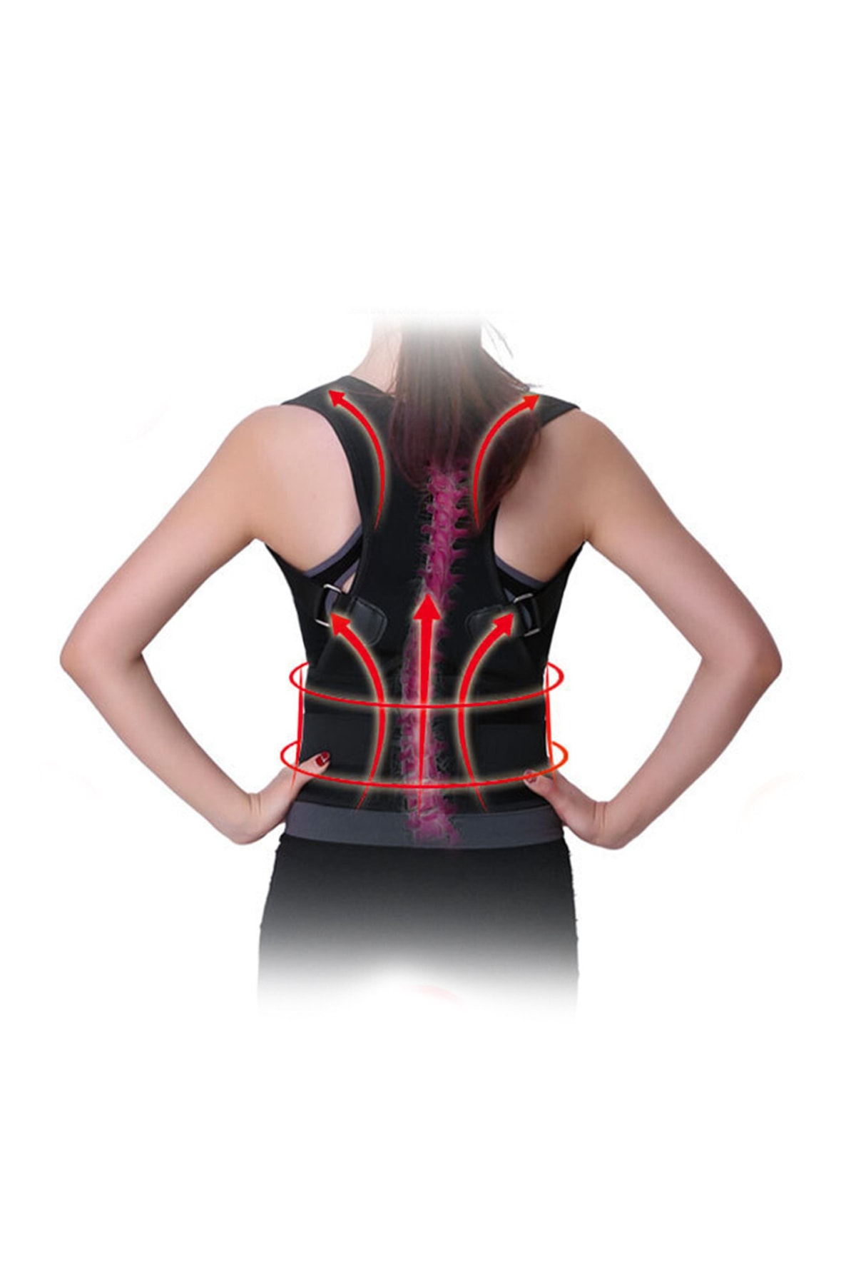 Arnee Dik Duruş Korsesi Bel Sırt Destekli Korse Dik Tutan Korse Dik ...