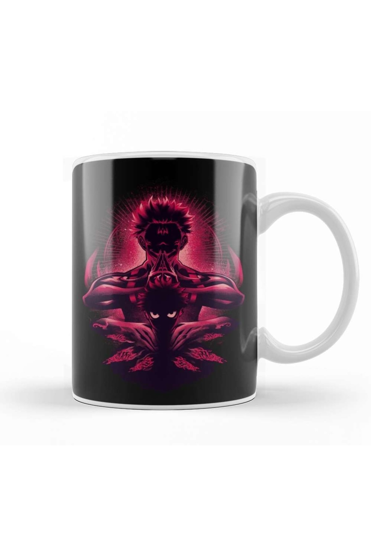 Baskı Dükkanı Sukuna Jujutsu Kaisen Dark Sukuna V2 Mug Cup Porcelain ...