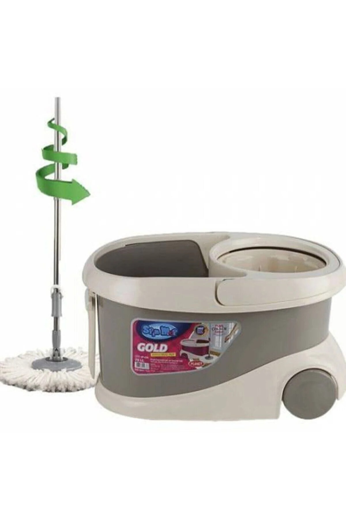 Spin Mob Gold Tekerlekli Temizlik Seti 20 Lt. Fiyatı, Yorumları - Trendyol