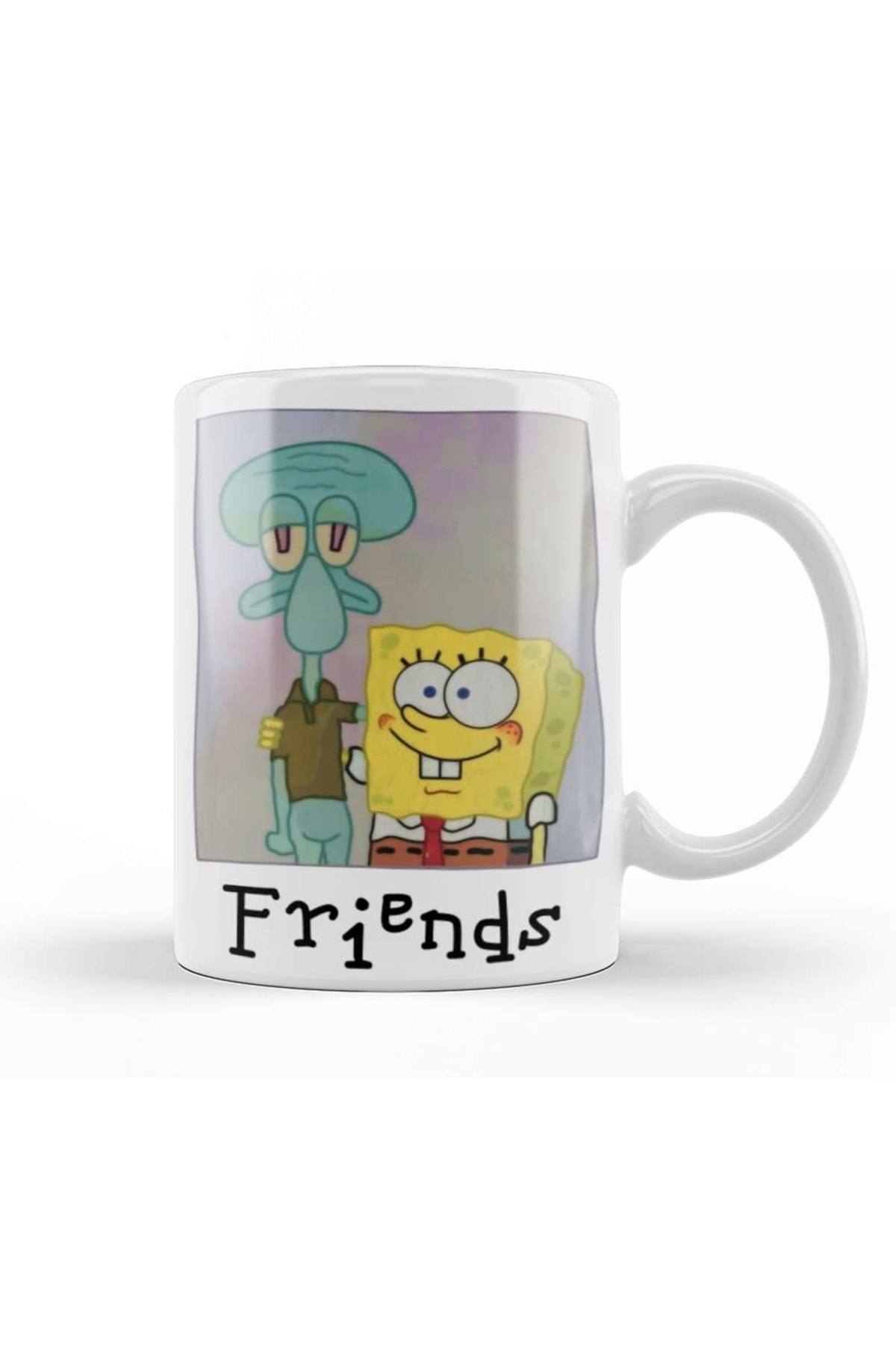 Baskı Dükkanı Spongebob Squarepants Vintage Spongebob Squidward Mug Cup ...