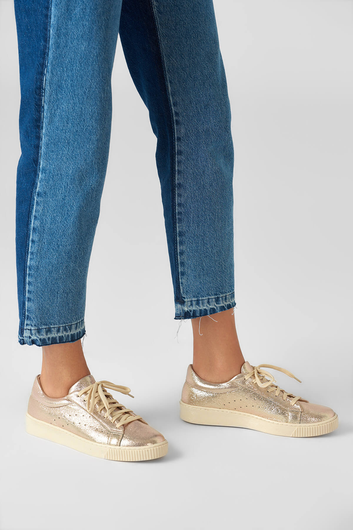 Trendyolmilla Altın Simli Kadın Sneaker 8207 Fiyatı, Yorumları ...