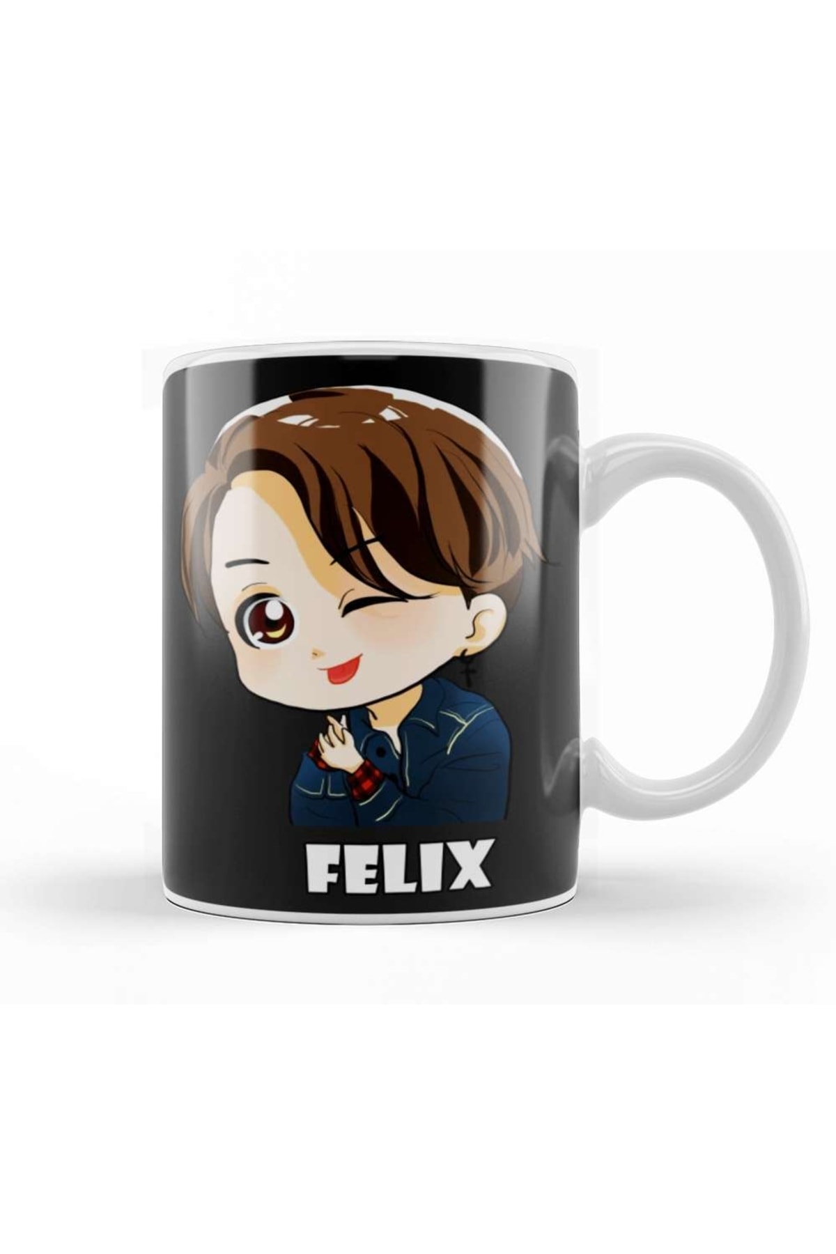 Baskı Dükkanı Stray Kids Felix Chibi Kupa Bardak Porselen Fiyatı ...
