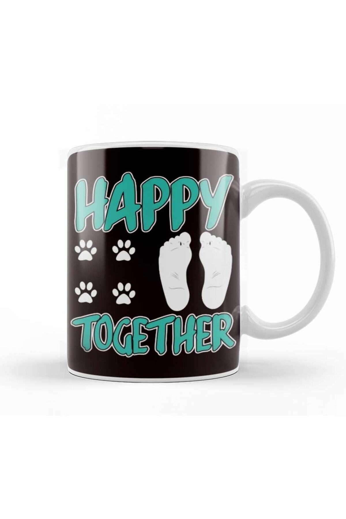 Baskı Dükkanı Happy Together Human Dog Owner Puppy Lover Animal Fans ...